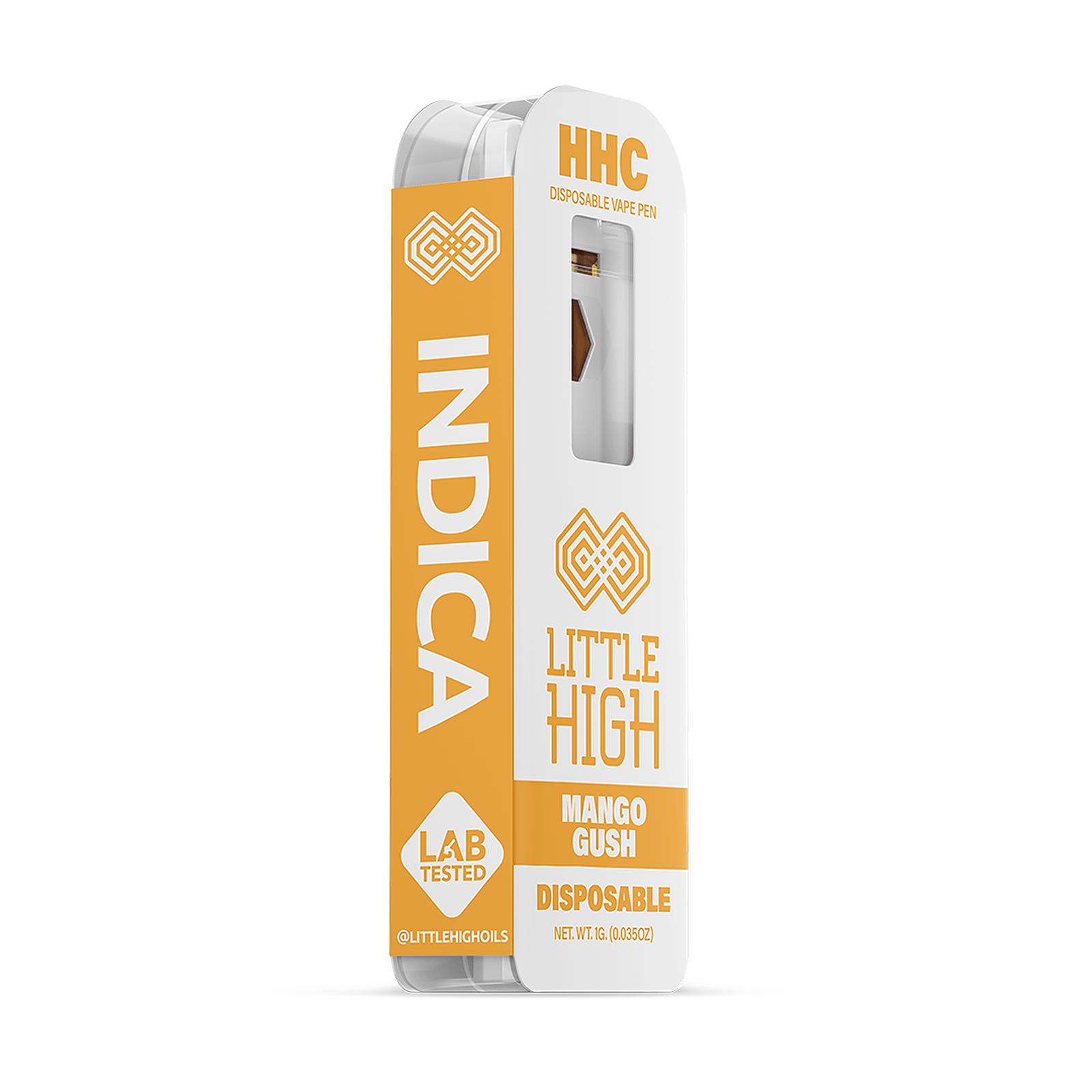 Little High: Little High - HHC Indica - Mango Gush - 1 Gram Disposable ...