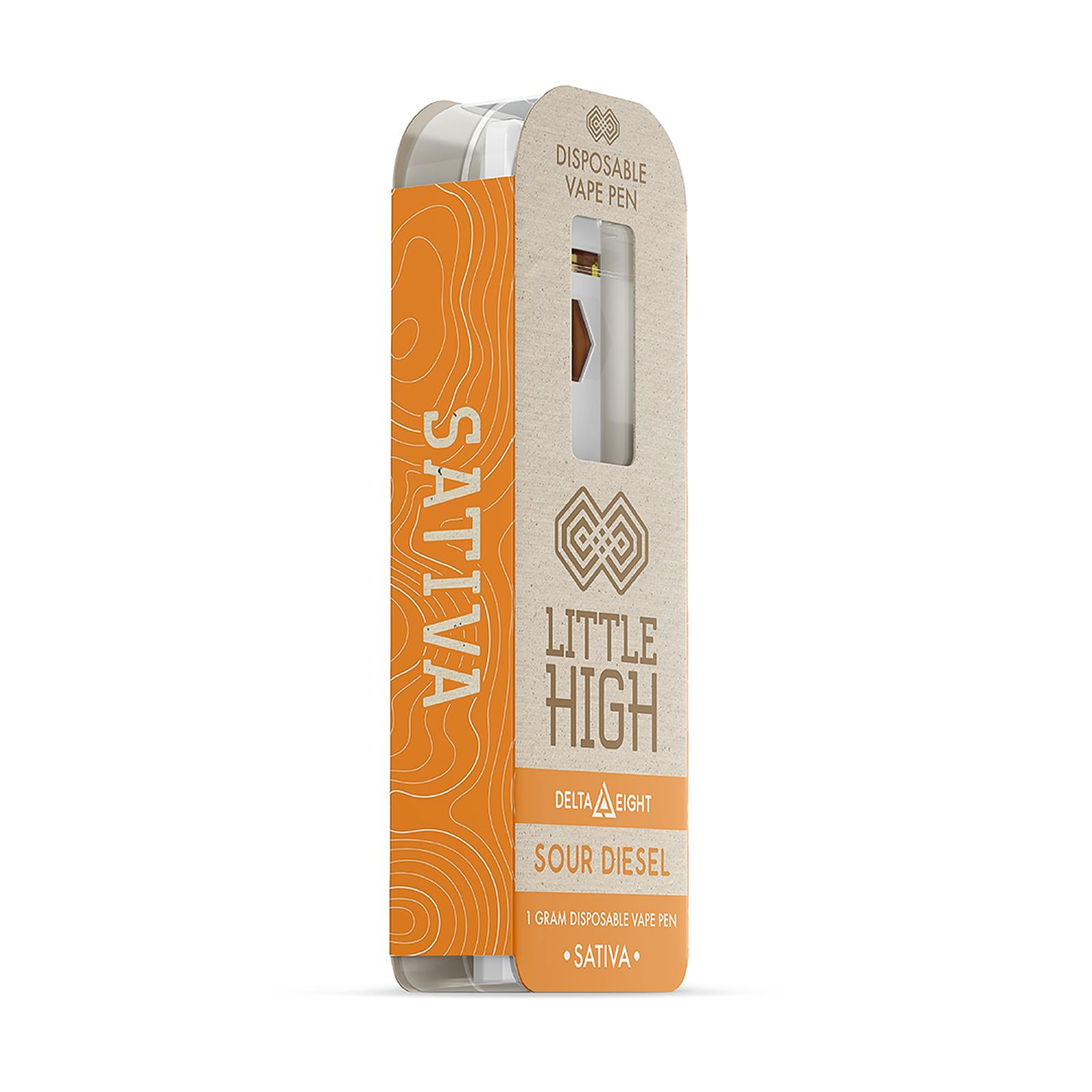 Little High: Little High - Delta-8 Sativa - Sour Diesel - 1 Gram ...