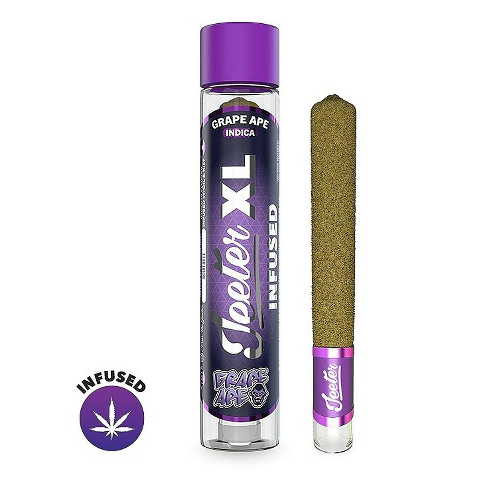 Jeeter: Grape Ape Infused XL 2G | Leafly