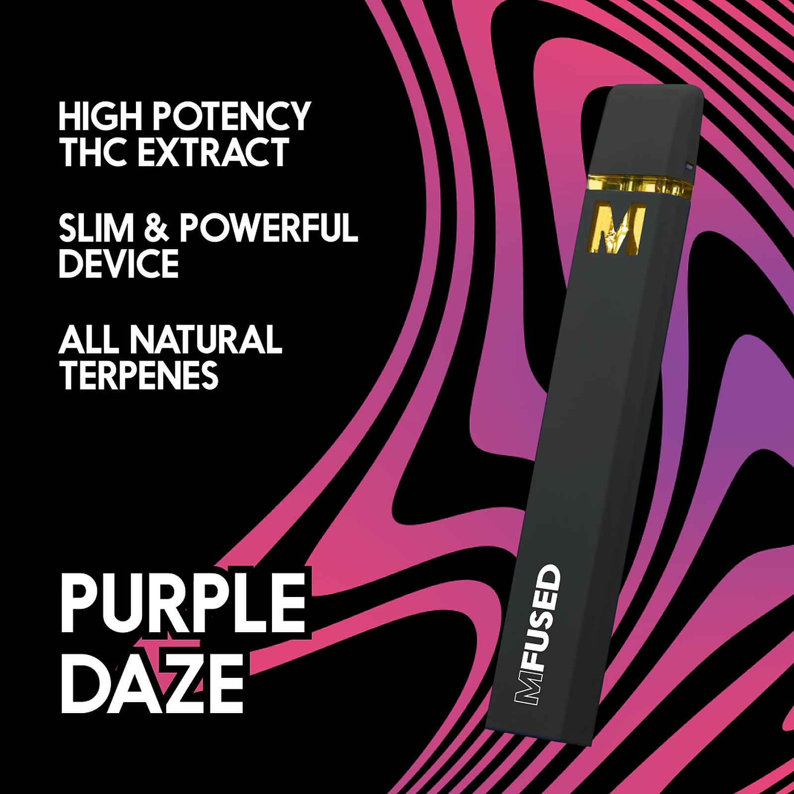 MFUSED: TWISTED Disposable Vape - Purple Daze | Leafly