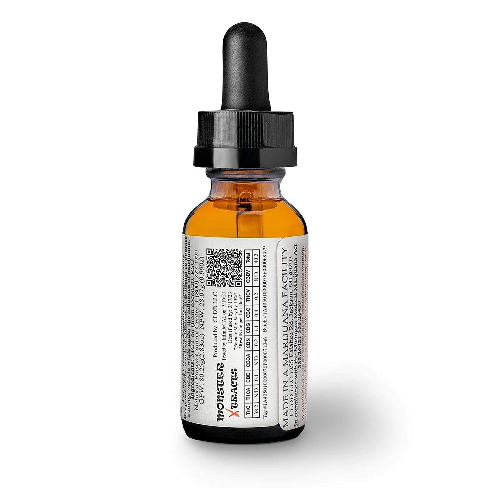 Monster Xtracts: RSO Tincture 1000mg | Leafly