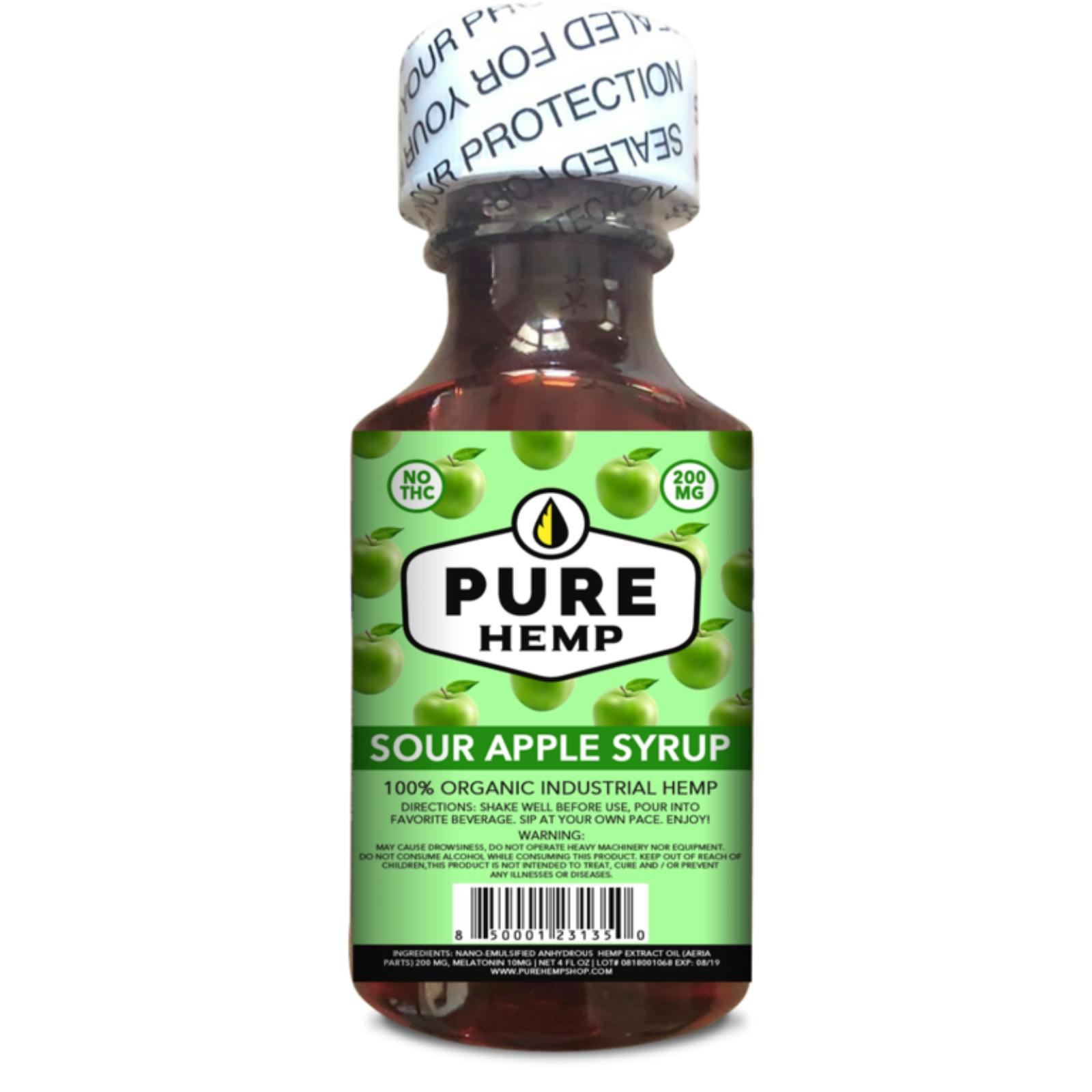 purehempshop: CBD Syrup - Sour Apple 200mg | Leafly