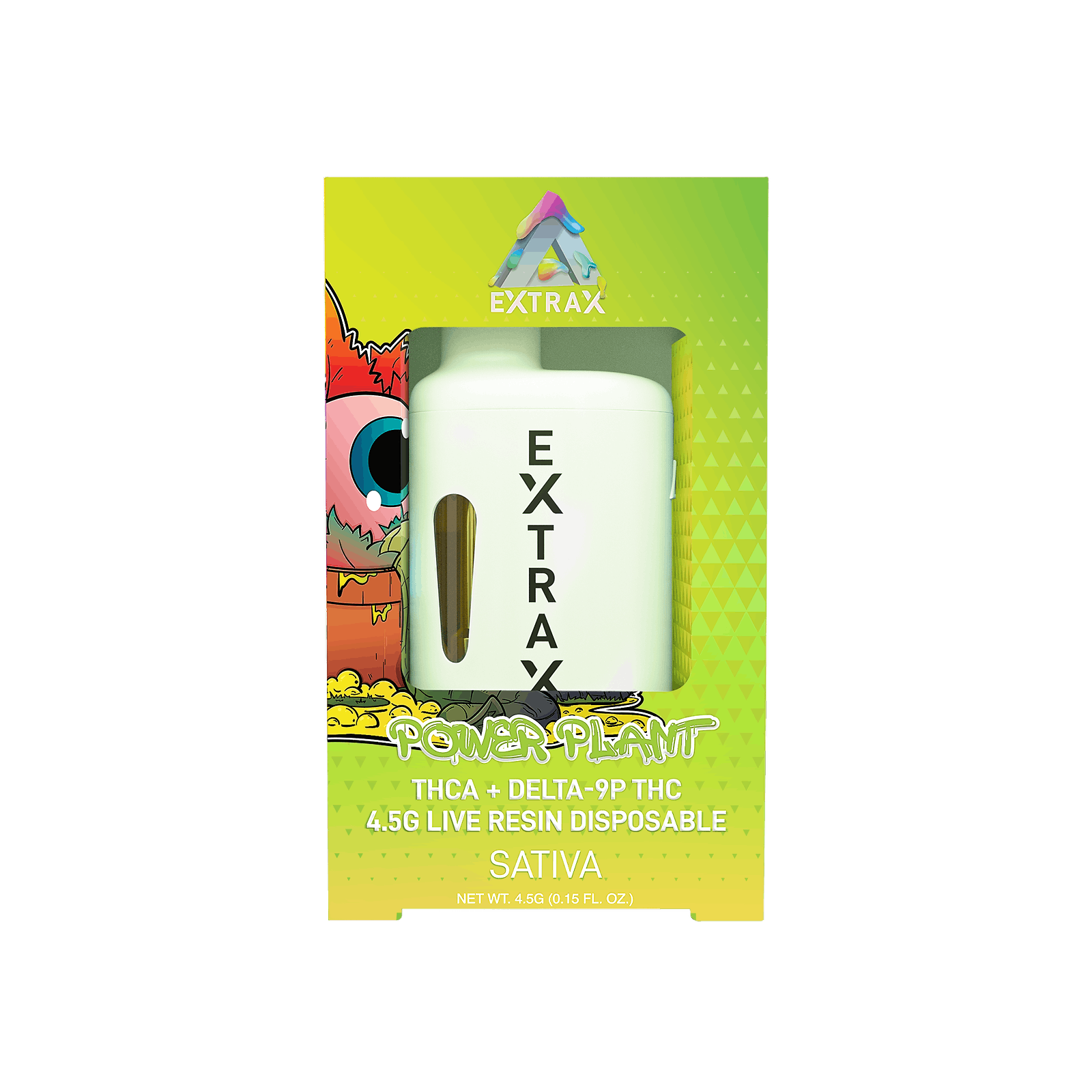 Delta Extrax: Power Plant THCA + Delta-9P THC Disposable 4.5G | Leafly