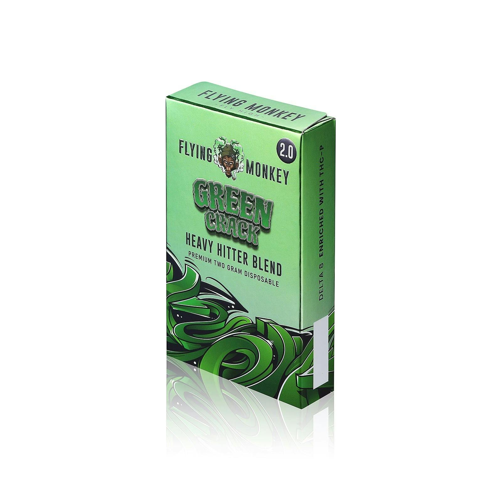 Flying Monkey: Heavy Hitter 2g Disposable Vape - Green Crack | Leafly