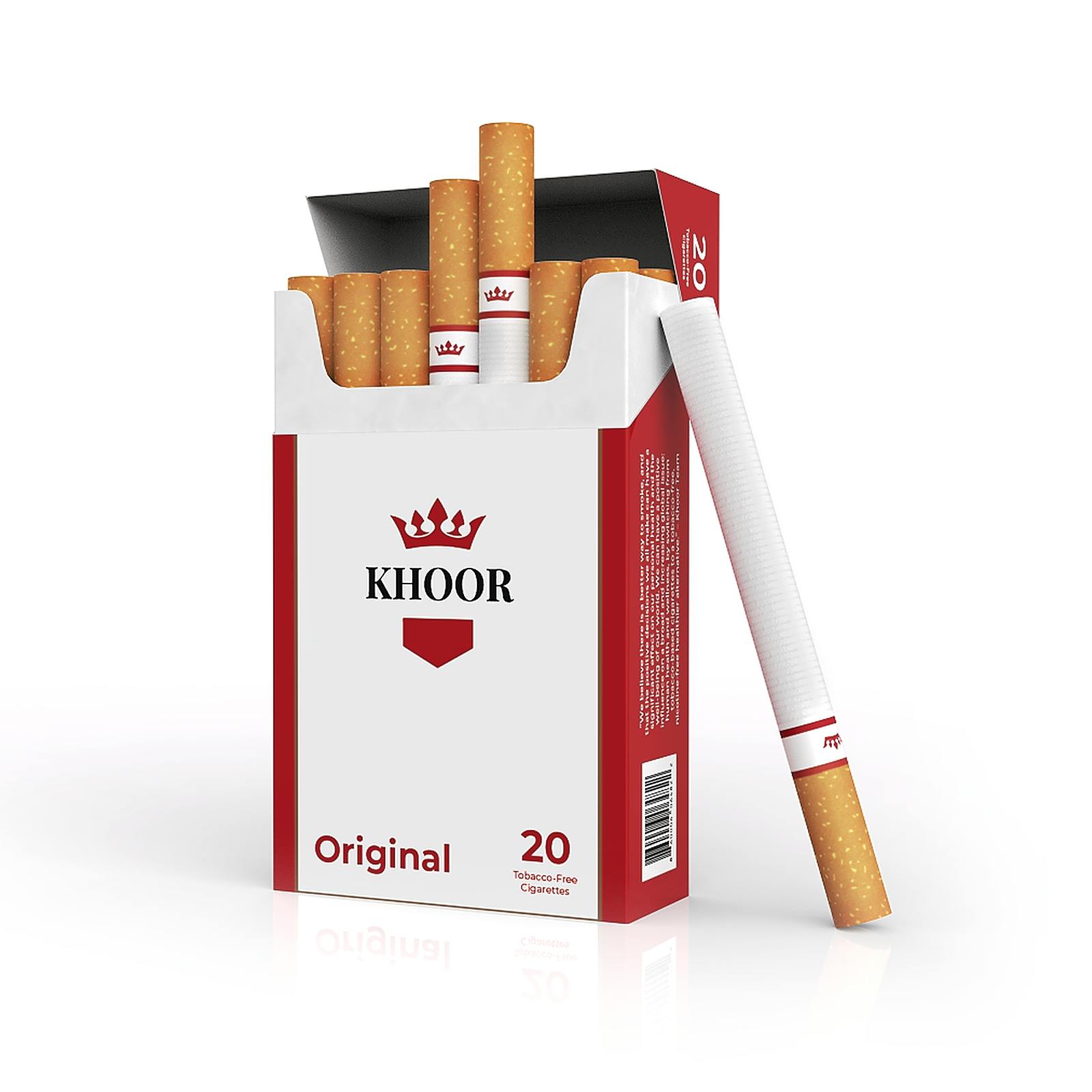 KHOOR Tobacco-Free Cigarettes: Khoor Original Carton (10 packs) | Leafly