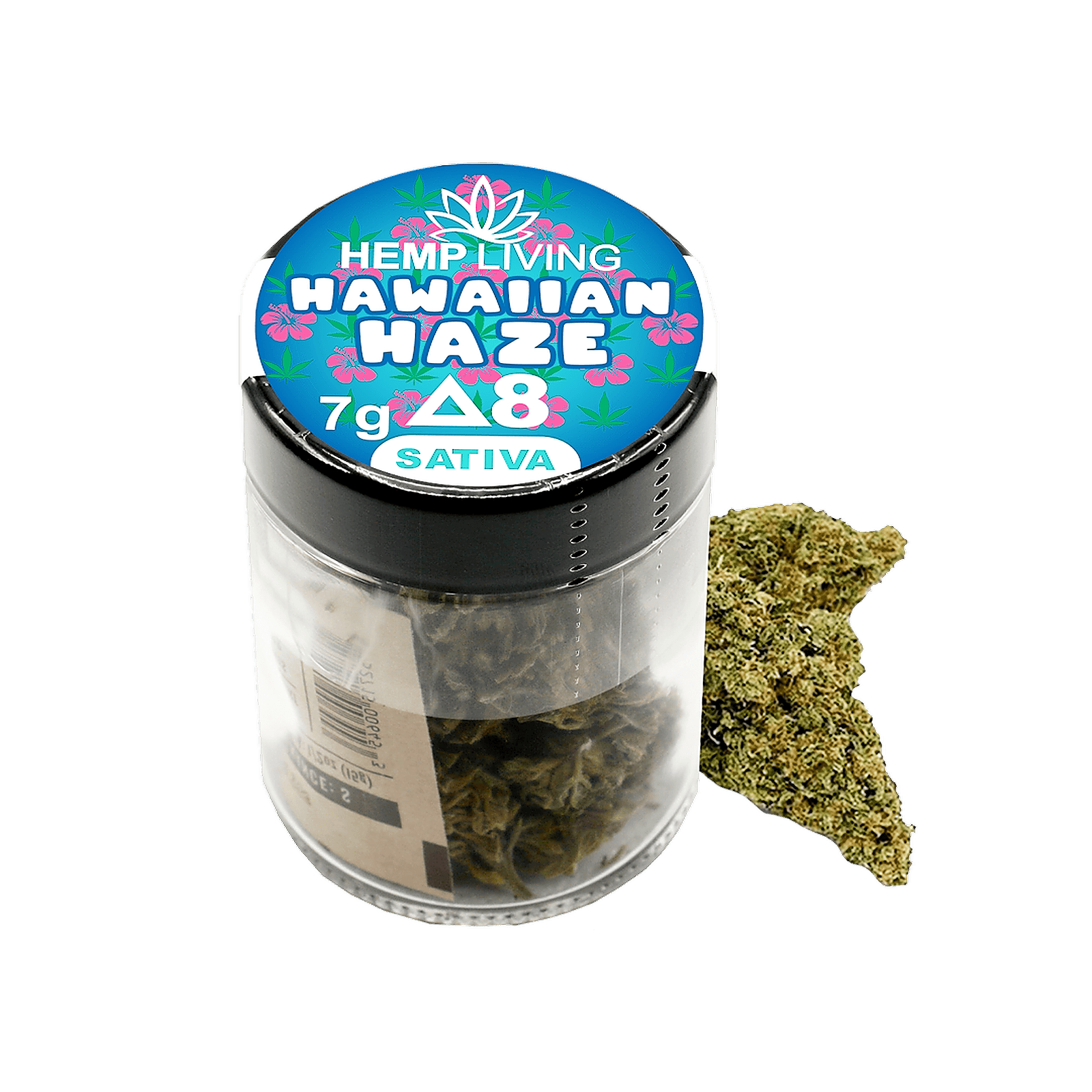 Hemp Living: Hemp Living - Delta 8 Flower 7g Jar - Hawaiian Haze | Leafly