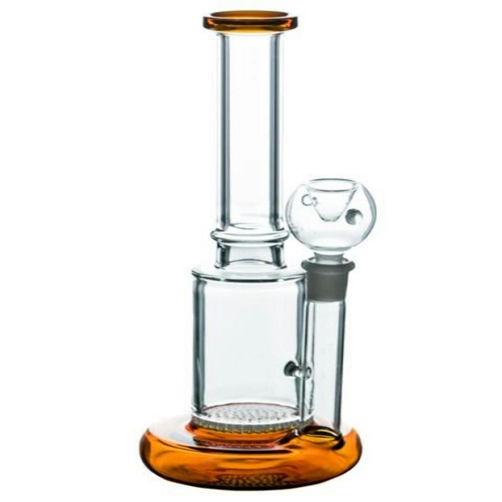 Stash Lab Technologies: 9.5" Honeycomb Perc Puck Base Bong | Leafly