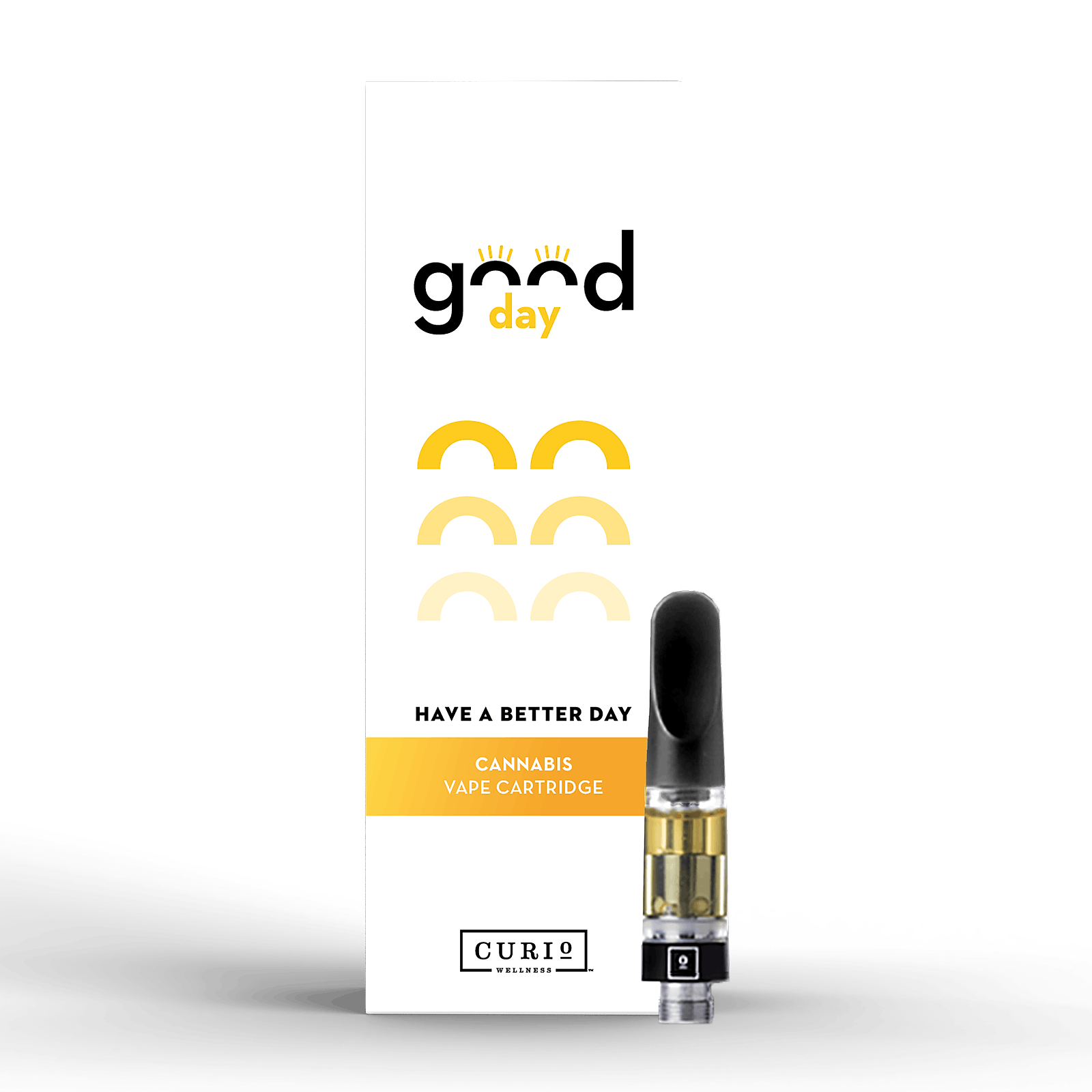 Curio Wellness: Good Day Vape Cartridge [0.5g] | Leafly