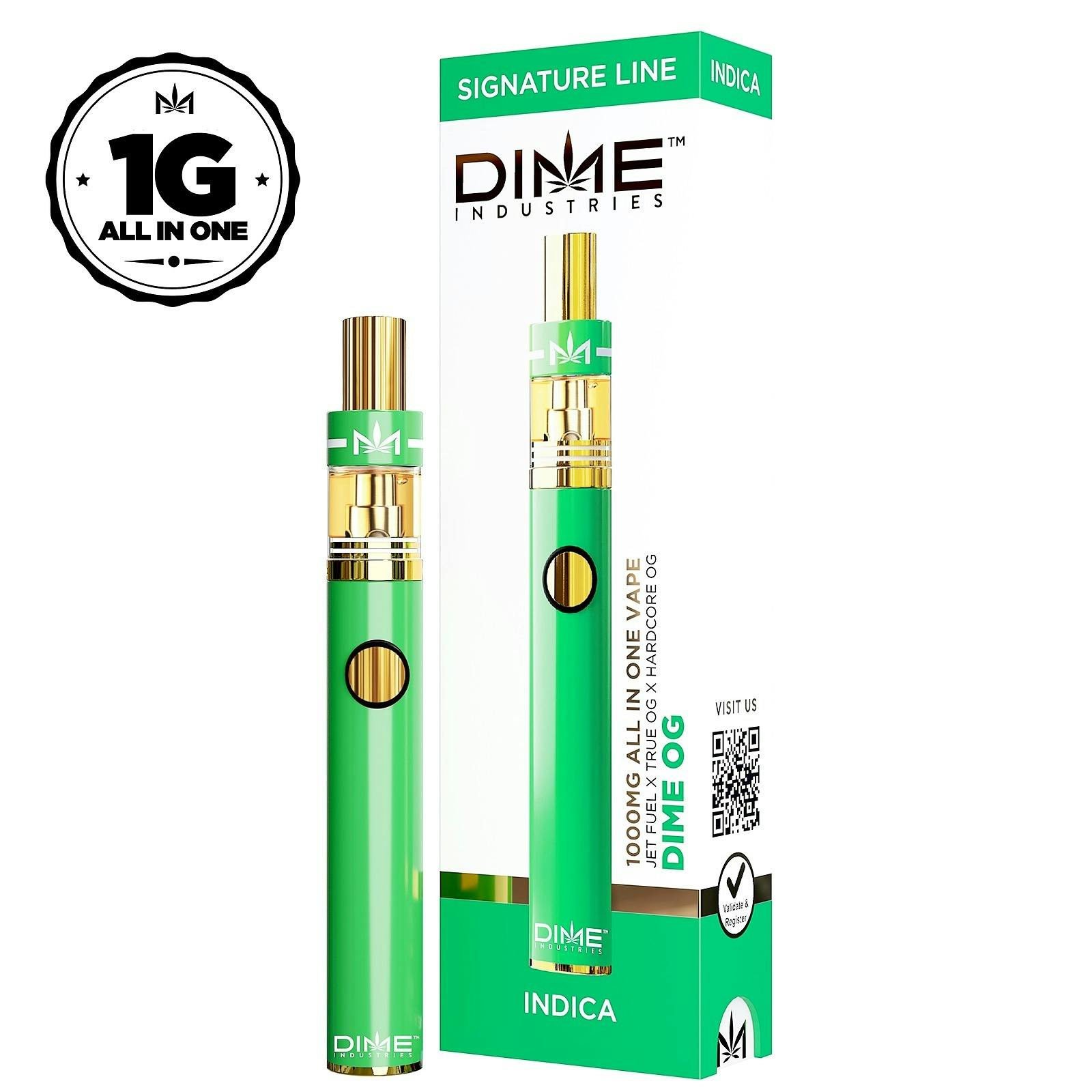 Dime Industries: Dime OG 1000mg All in One Devices | Leafly