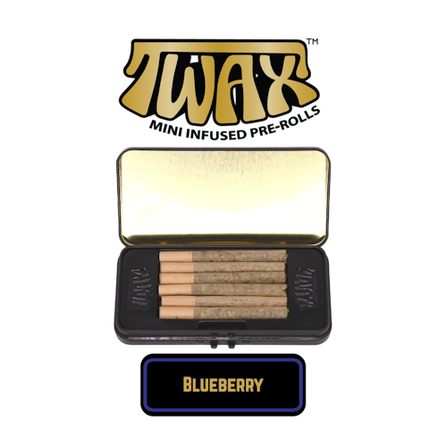 The Clear: The Clear - TWAX Mini Infused Pre-rolls 3g Blueberry | Leafly