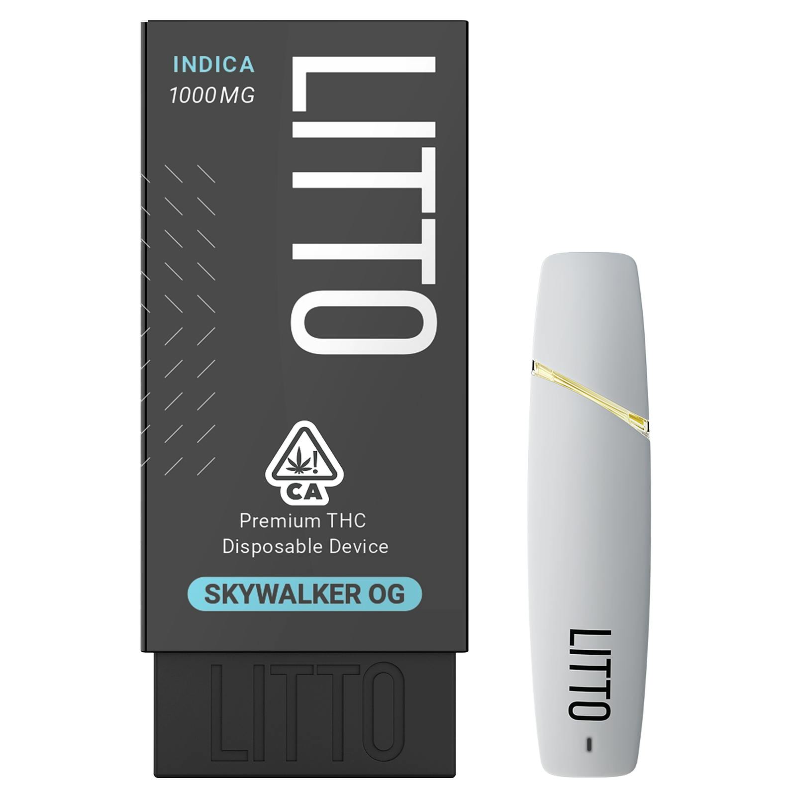 LITTO: LITTO - Skywalker OG - Premium THC Disposable Vape Pen - 1G | Leafly