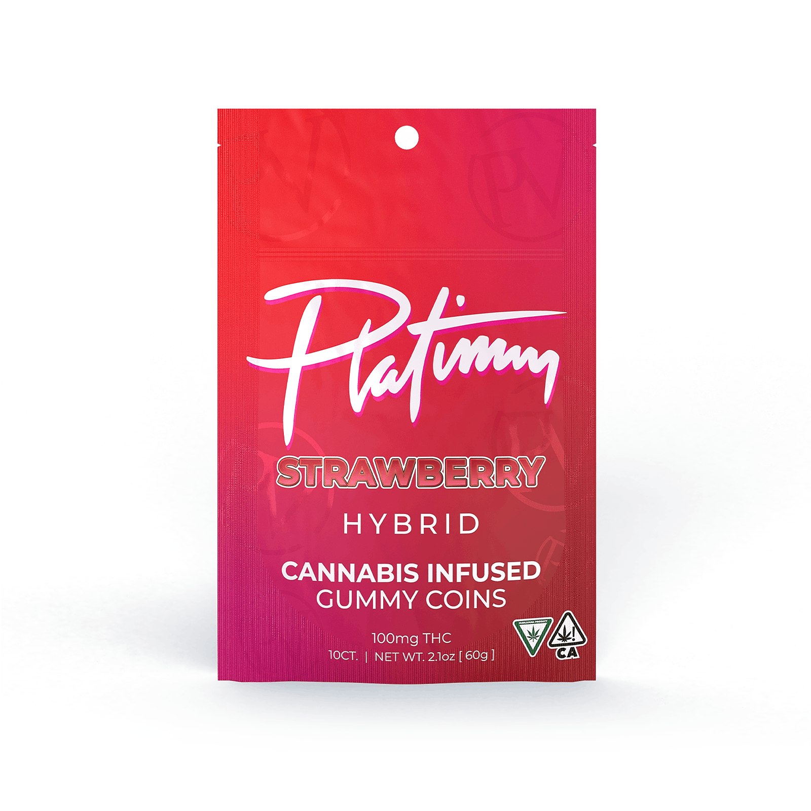 Platinum Vape: Platinum Vape 100mg Gummies - Strawberry | Leafly