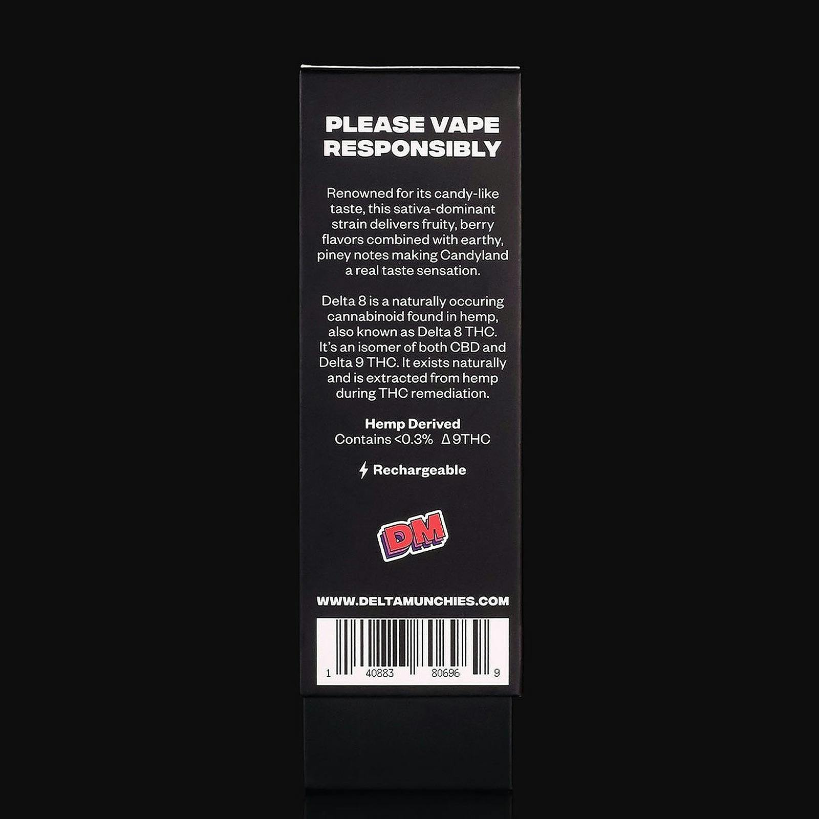 Delta Munchies: Candyland 2 Gram Delta 8 Disposable Vape | Leafly