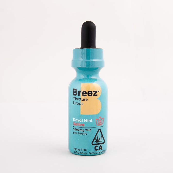 Breez: Breez Royal Mint Sativa Drops (Large) | Leafly