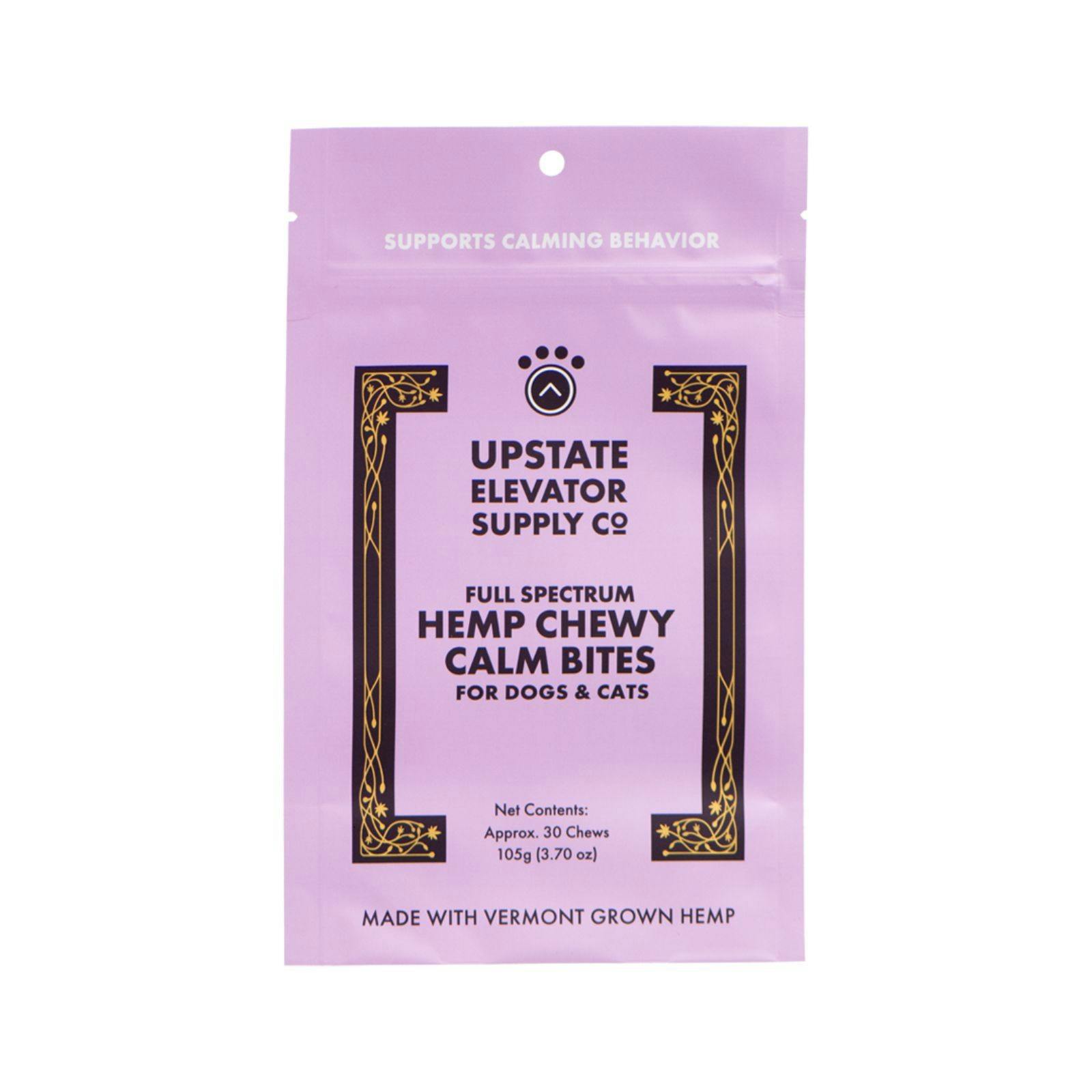 Upstate Elevator Supply Co.: Hemp Chewy Calm Bites for Dogs (2.5mg ...