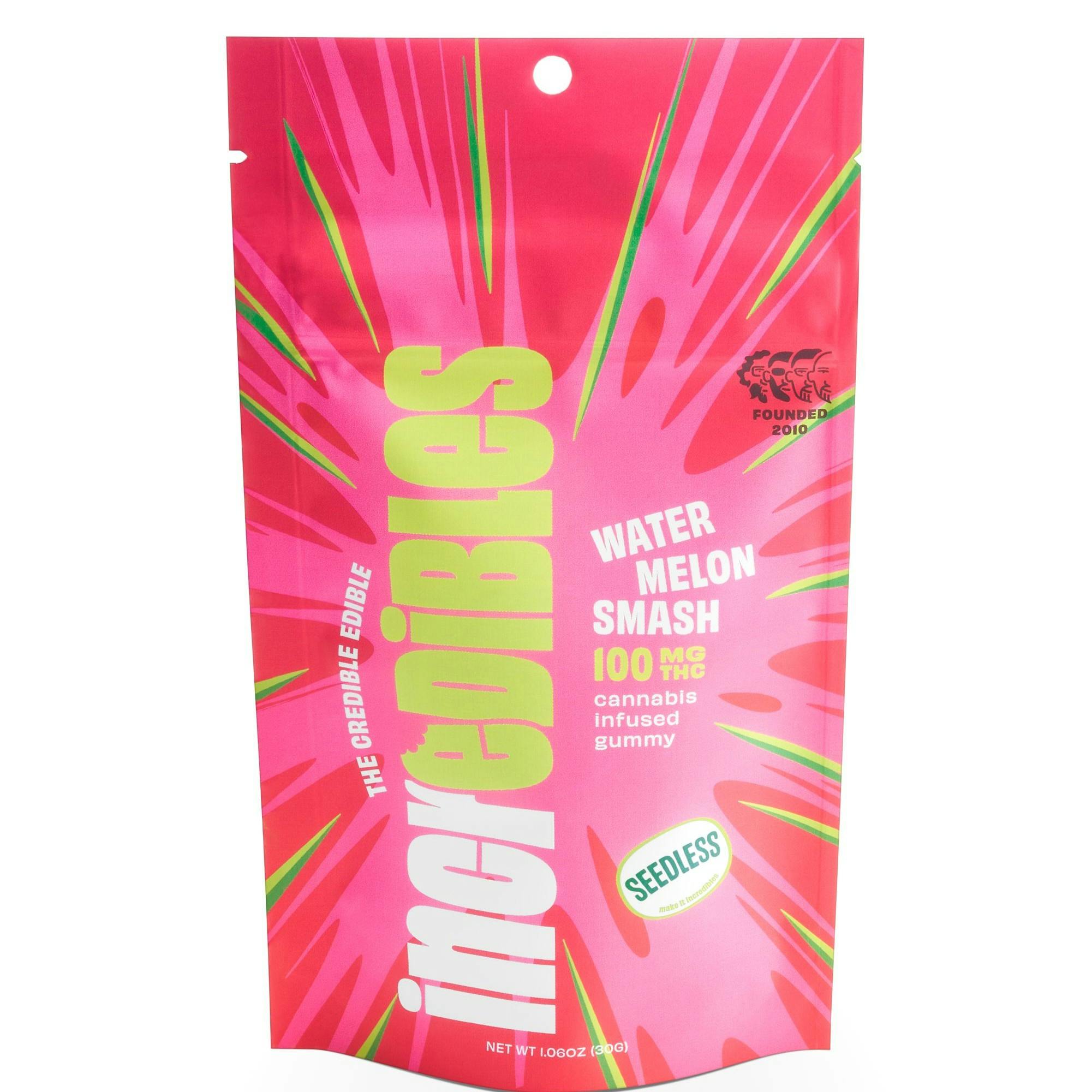 incredibles: incredibles - Watermelon Smash - Gummies - 100mg | Leafly
