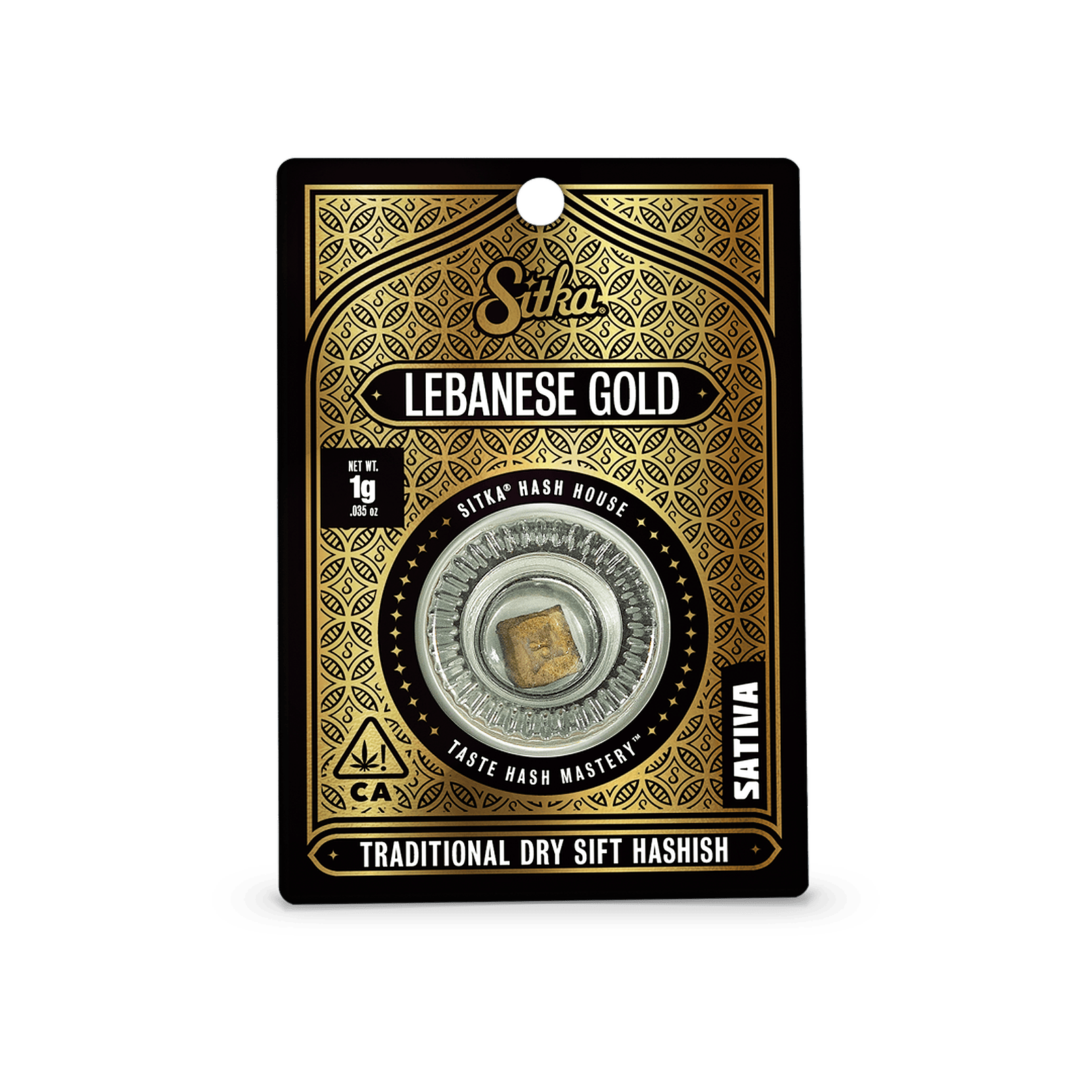 Sitka® Hash House: Lebanese Gold Hash 1g | Leafly