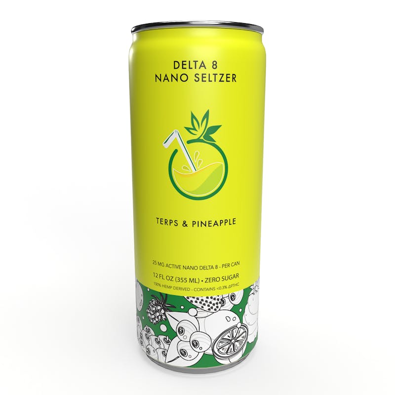 Do Eight: Do Eight Nano Seltzer - 25 MG Delta 8 - Terps & Pineapple ...