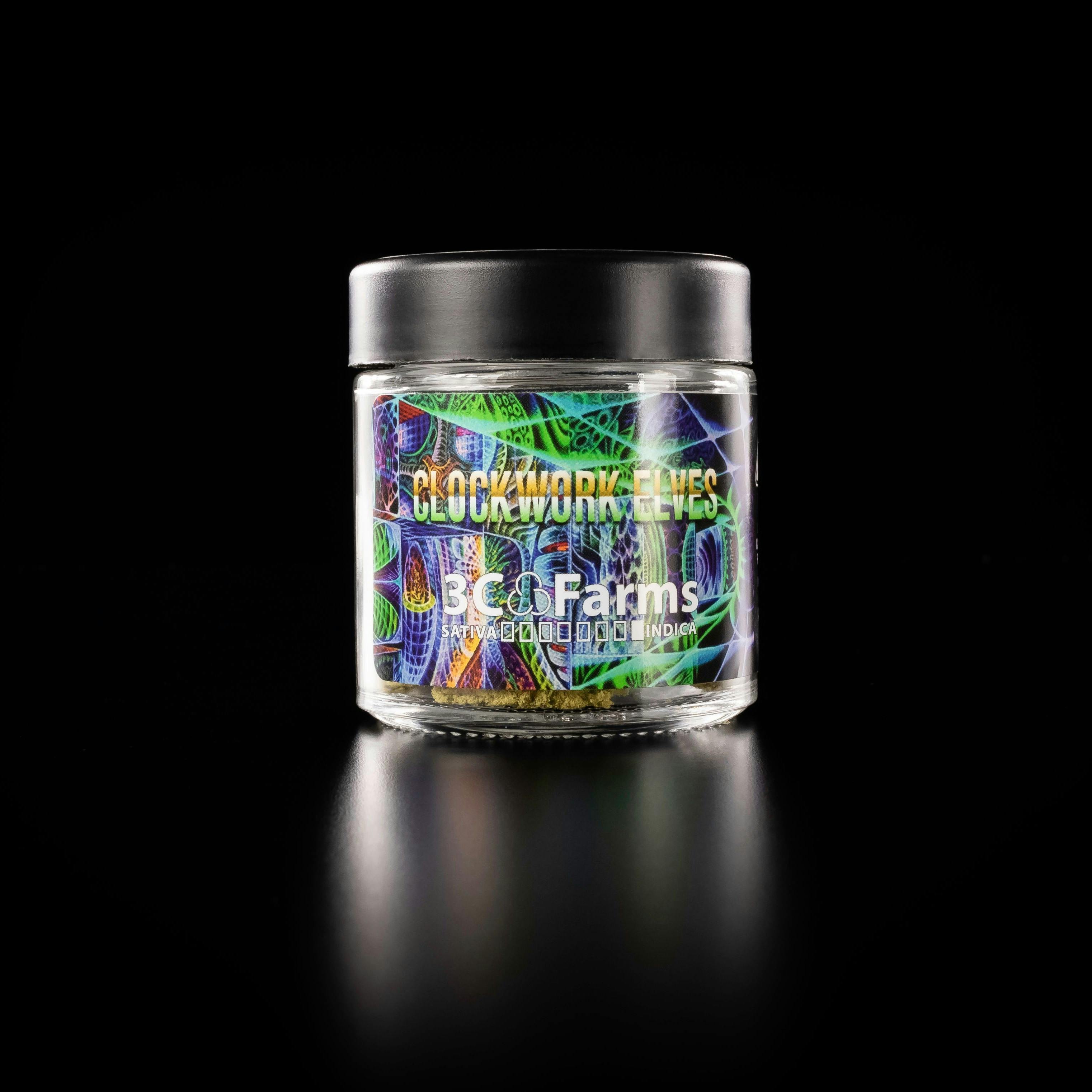 3C Farms: 3C Clockwork Elves Indica | Leafly
