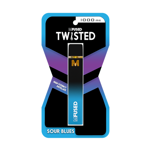 MFUSED: TWISTED Disposable Vape - Sour Blues | Leafly