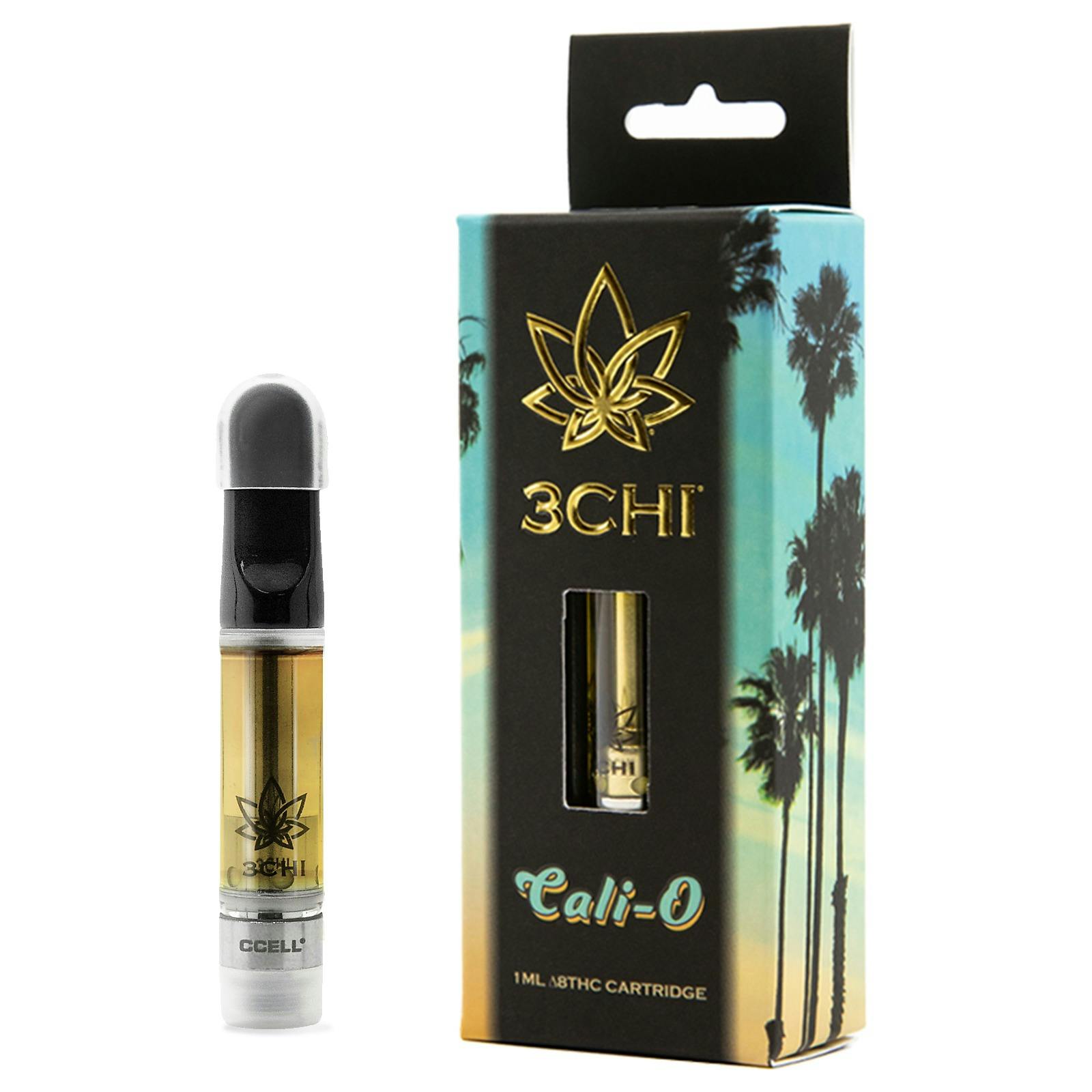 3CHI: Delta 8 THC Disposable Vape Cartridge - Cali-O (CDT) - 1ml | Leafly