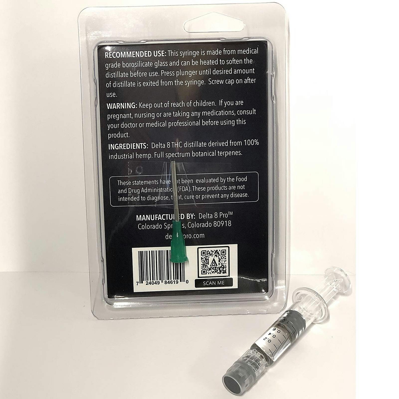 Delta 8 Pro: 1ml Delta 8 THC Distillate Syringe Pineapple Orange | Leafly
