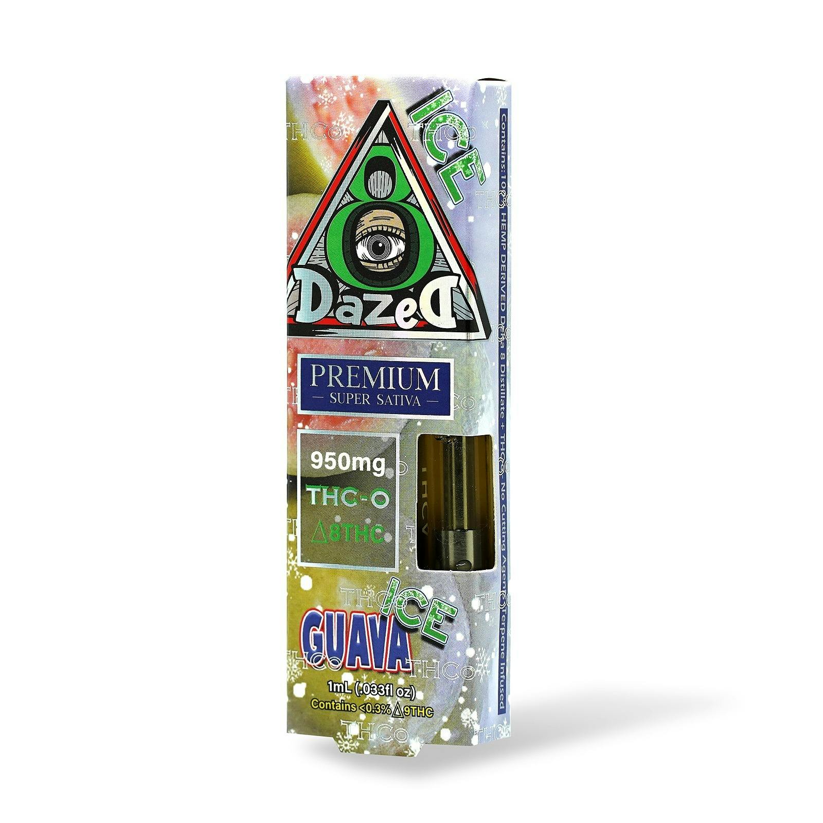 Dazed8 Guava Ice Delta 8 Thc O Vape Cartridge — 1 Gram Leafly