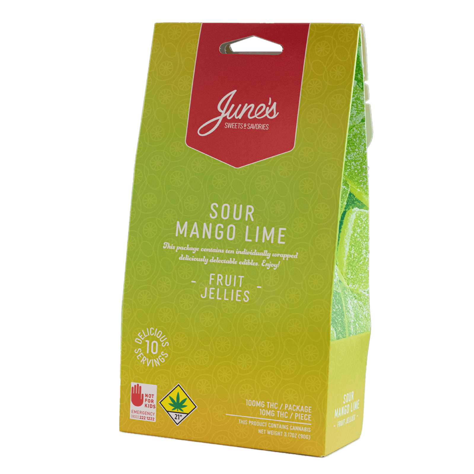 June’s Sweets & Savories: June’s Sour Mango Lime Fruit Jellies : 100mg ...