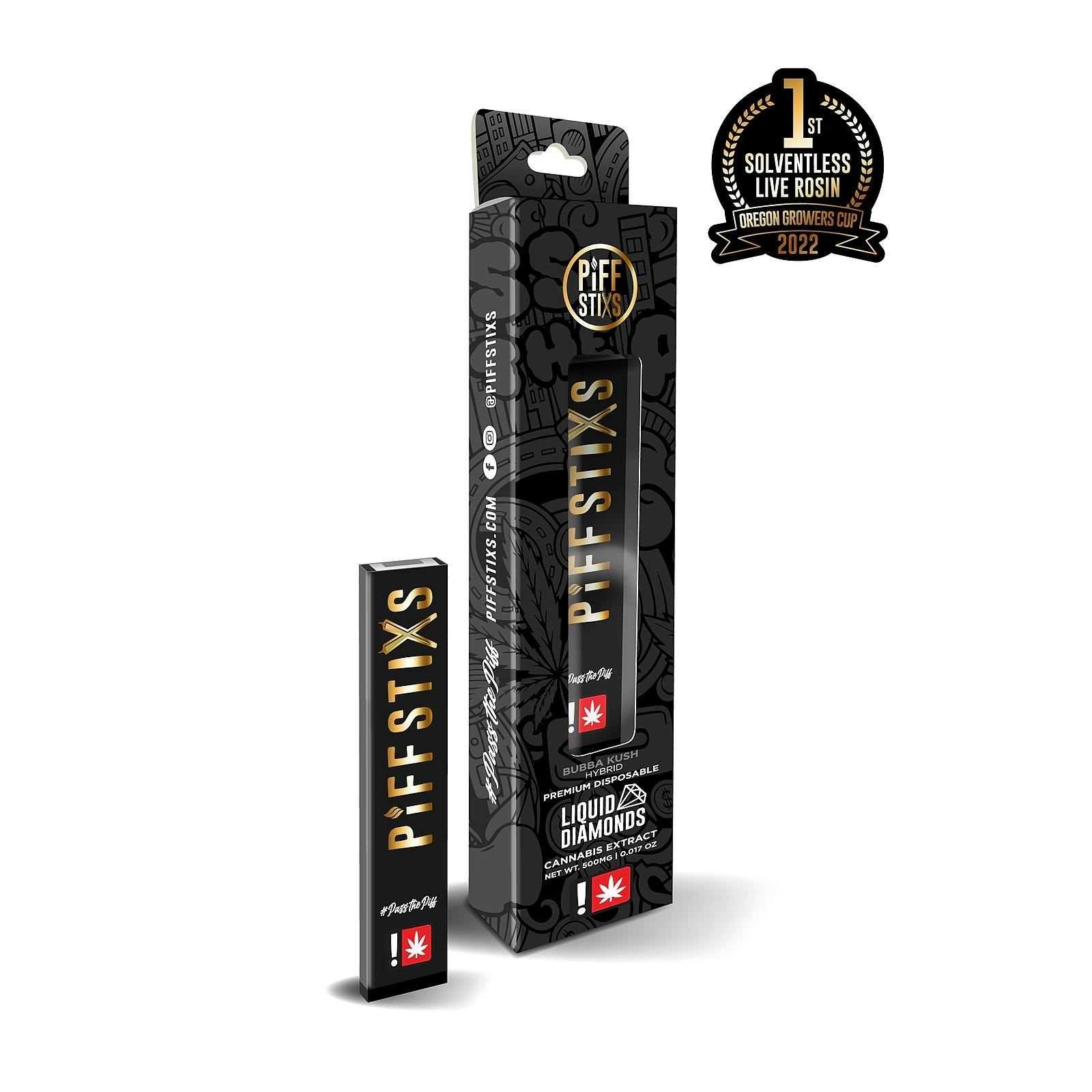 Piff Stixs: Bubba Kush Liquid Diamond Vape | Leafly