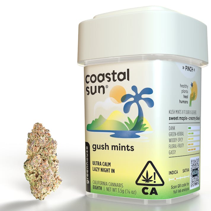 Coastal Sun Farm: Gush Mints Greenhouse Flower | Leafly