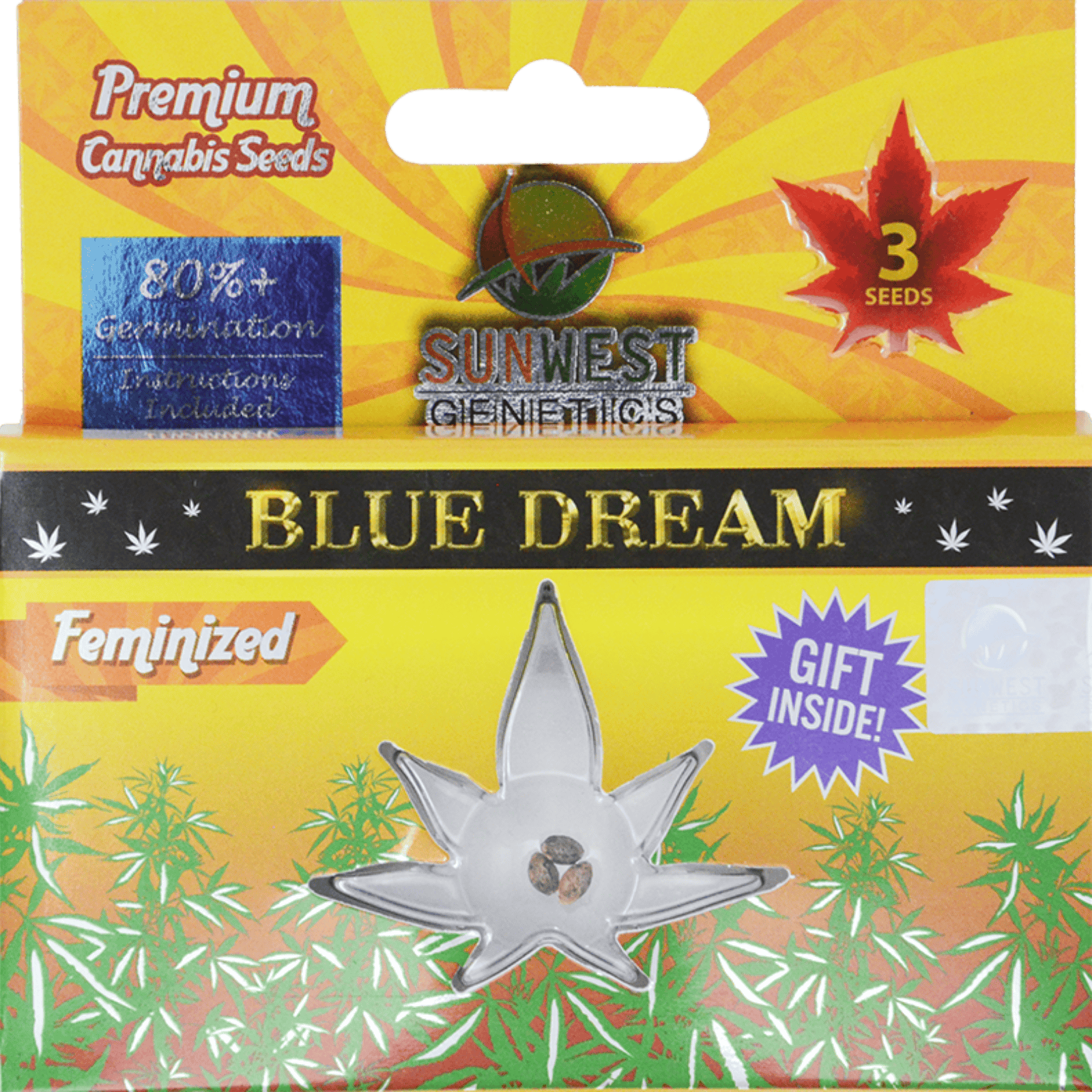 Sunwest Genetics: Blue Dream Cannabis Seeds by Sunwest Genetics | Leafly