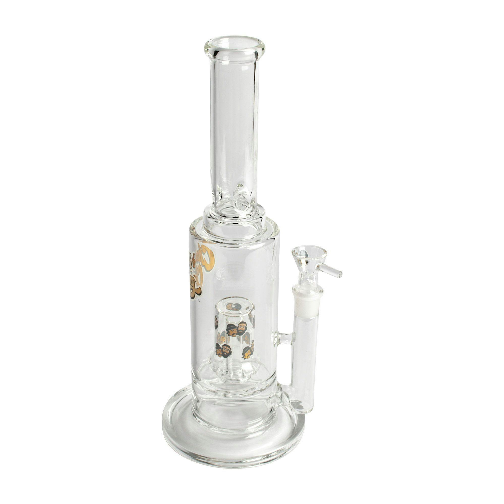 Cheech & Chong Glass: 14" Empire Hancock Flower Bubbler | Leafly