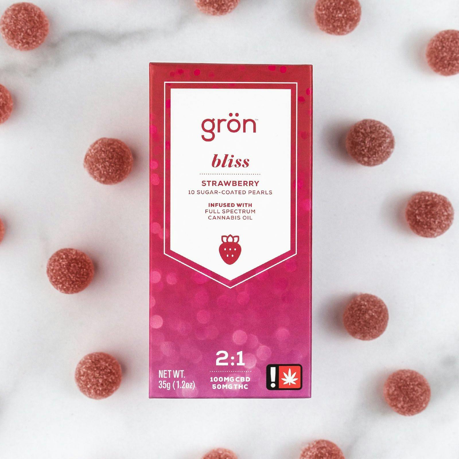 Grön: Grön 2:1 Strawberry Pearls - CBD/THC | Leafly