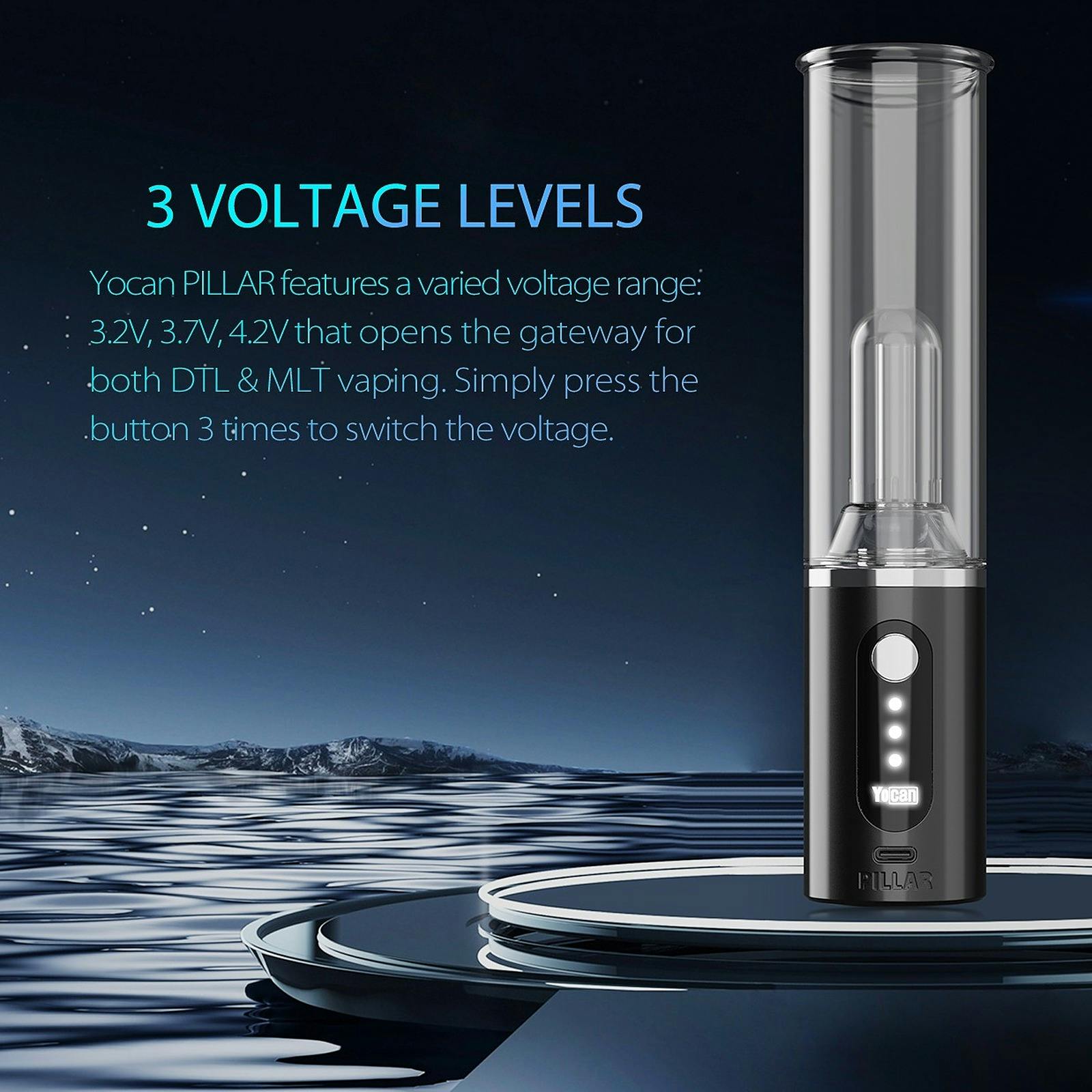 Yocan® Official: Yocan Pillar E-rig | Leafly