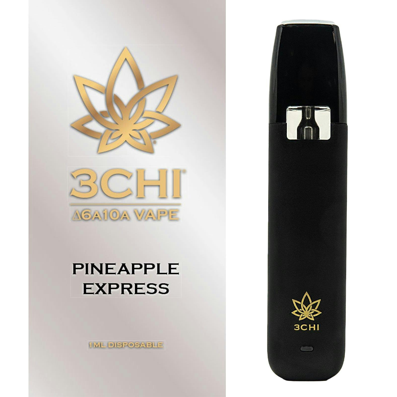 3CHI: D6a10a Disposable Vape Cartridge - Pineapple Express - 1ml | Leafly