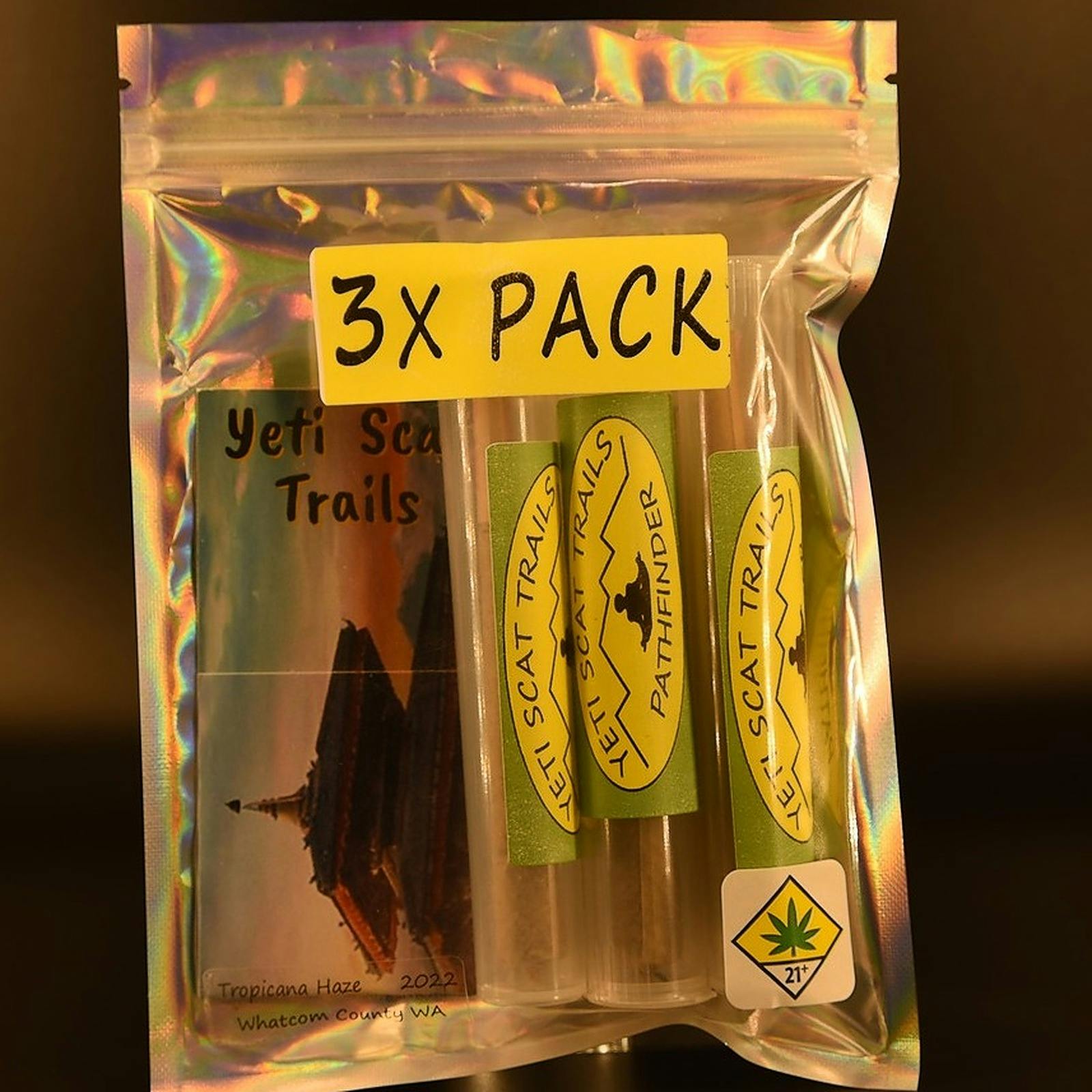 Yeti Scat Trails: Pathfinder Varietal Hash Infused Cone | Leafly