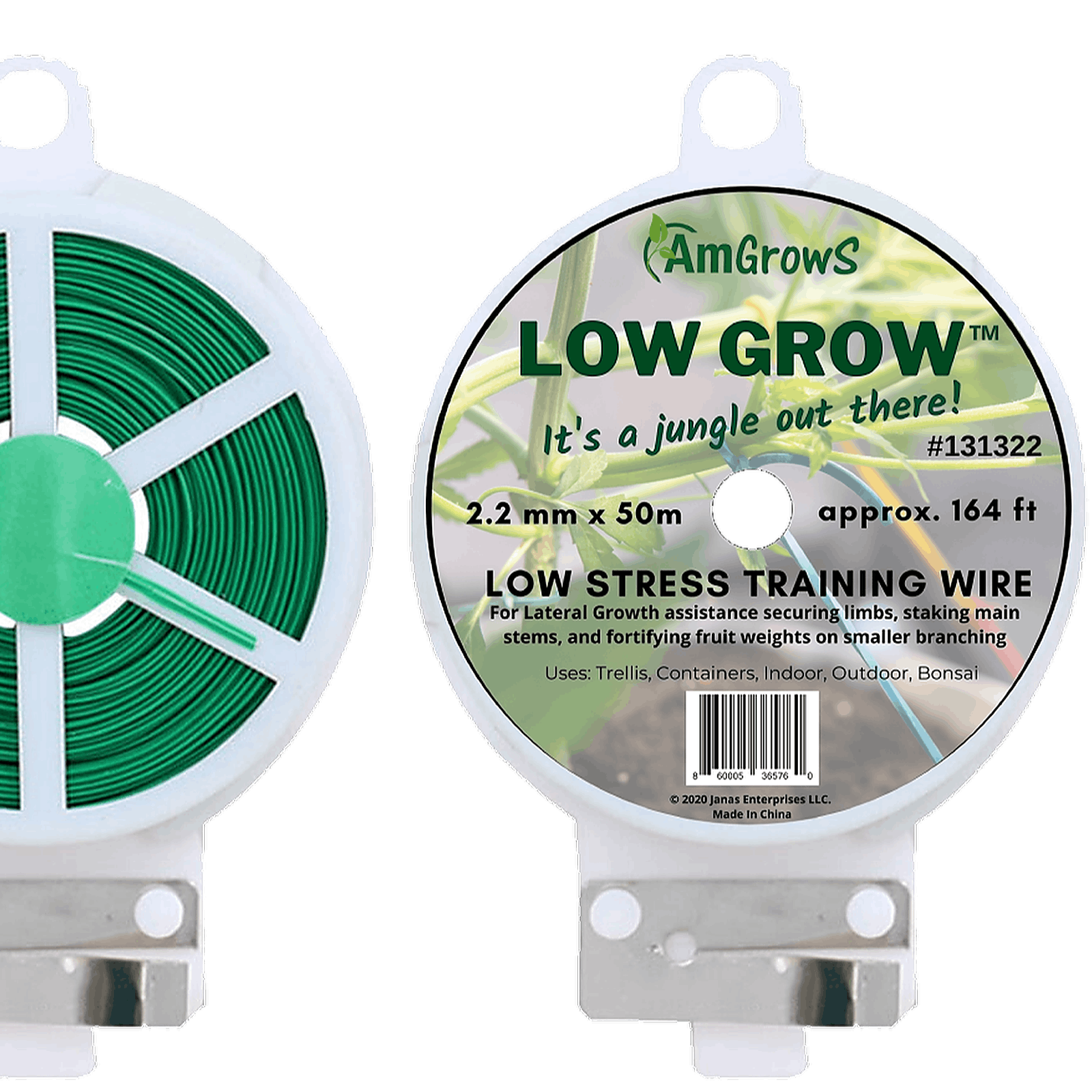 AmGrowS: Low Grow Low Stress Training Wire, 2.2mm / 164 ft | Leafly