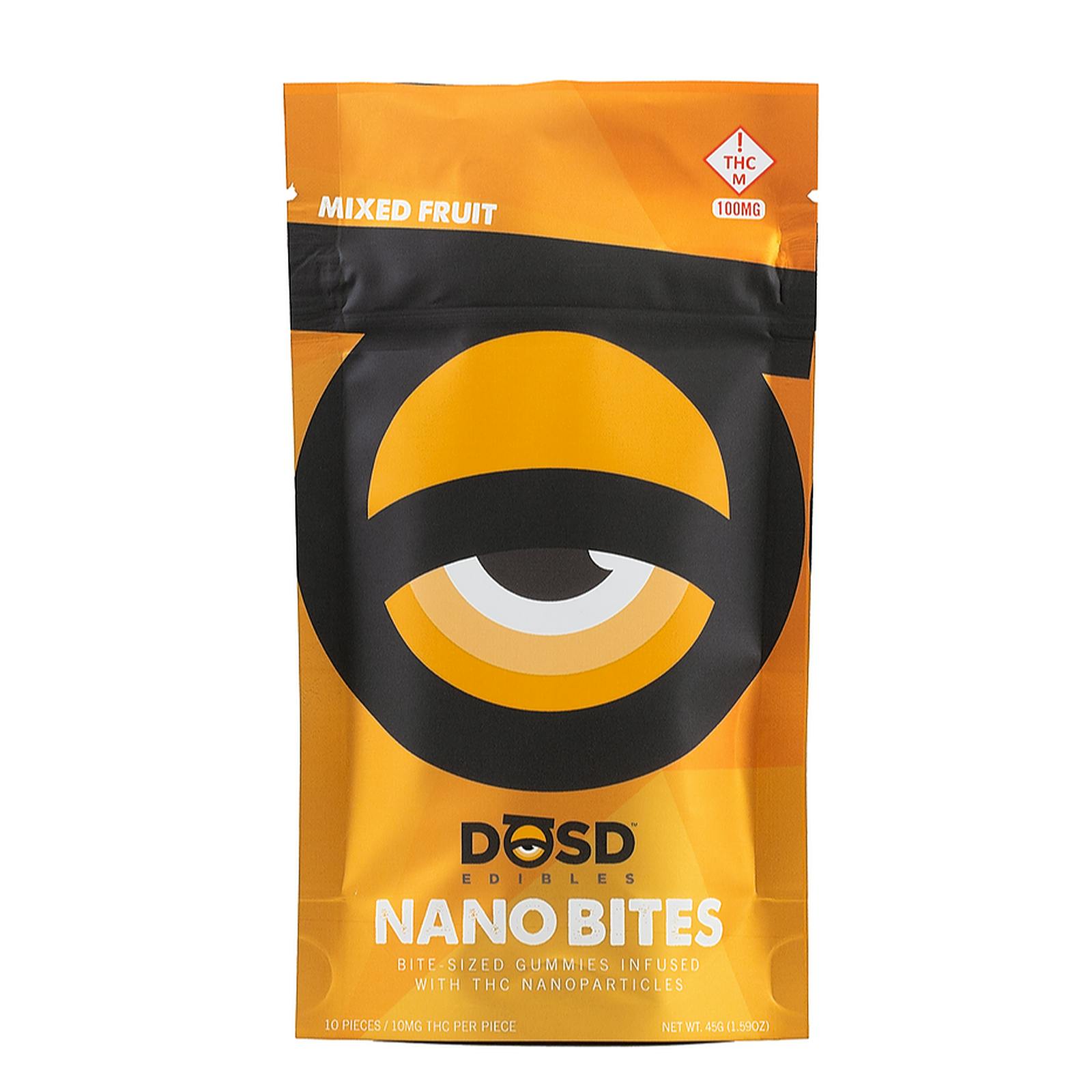 DŌSD Edibles: Nano Bites - Mixed Fruit 100mg | Leafly