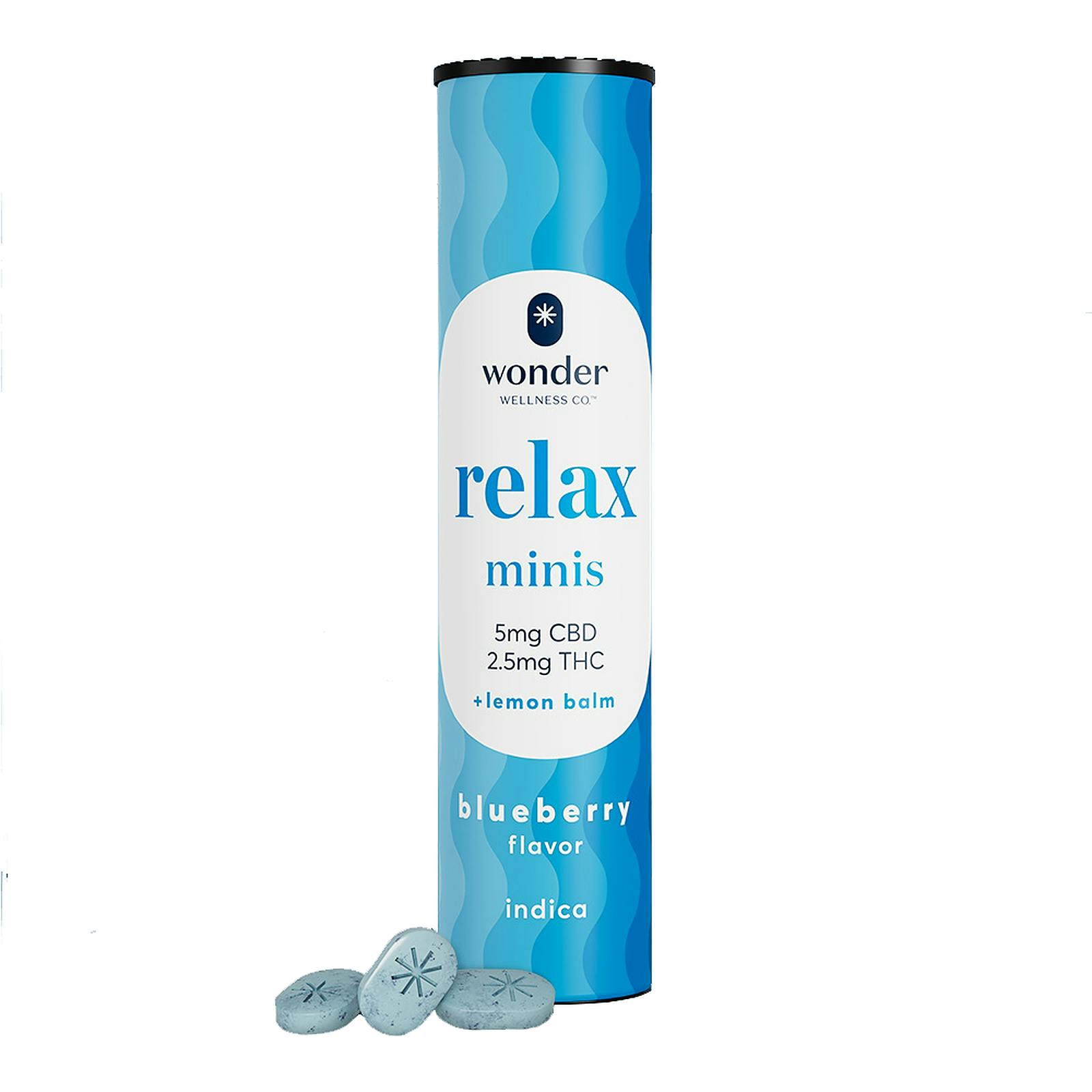 *Wonder Wellness Co.: *Wonder Relax Minis (Blueberry) (40pk) | Leafly