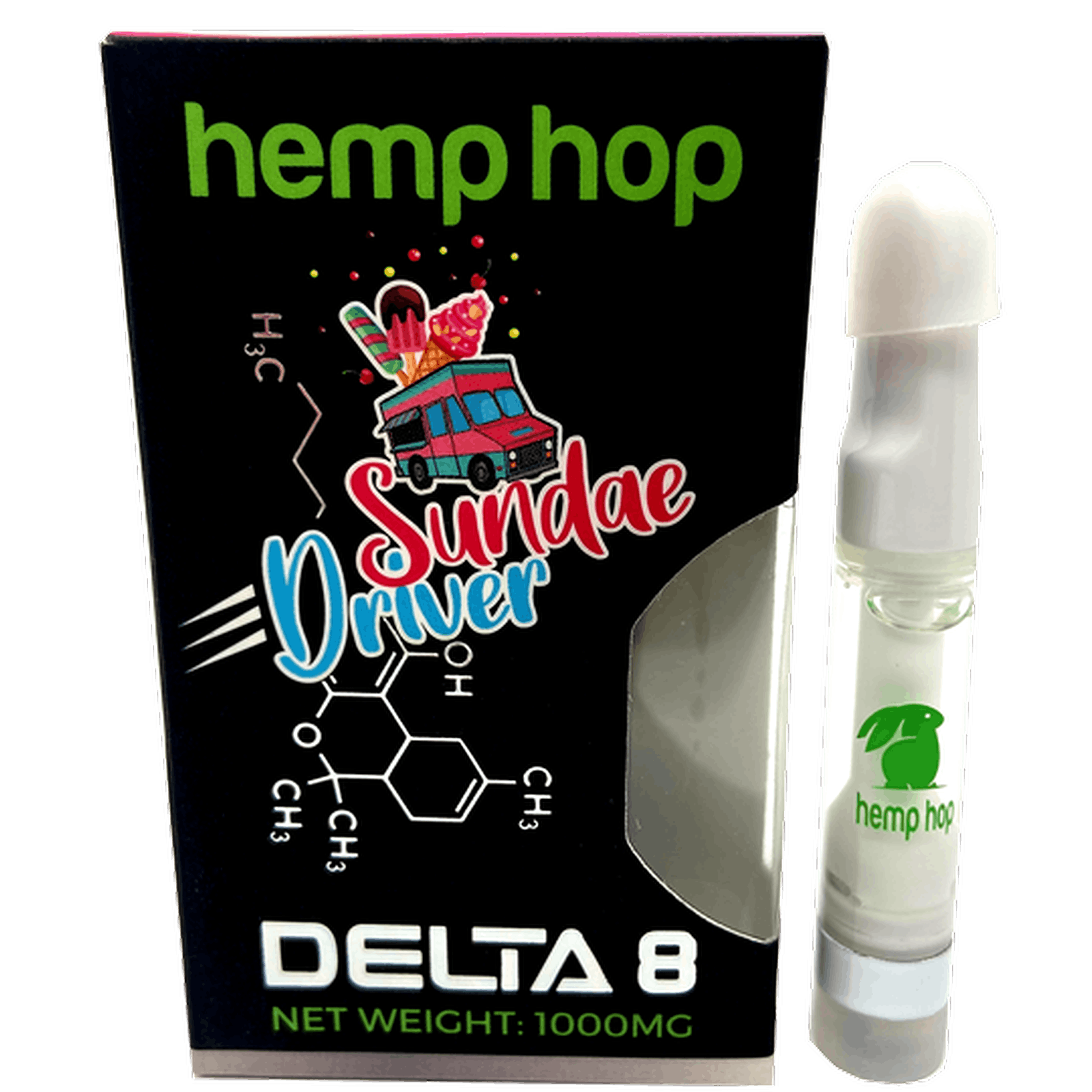Hemp Hop Sundae Driver Delta 8 Thc O Vape Cartridge Leafly