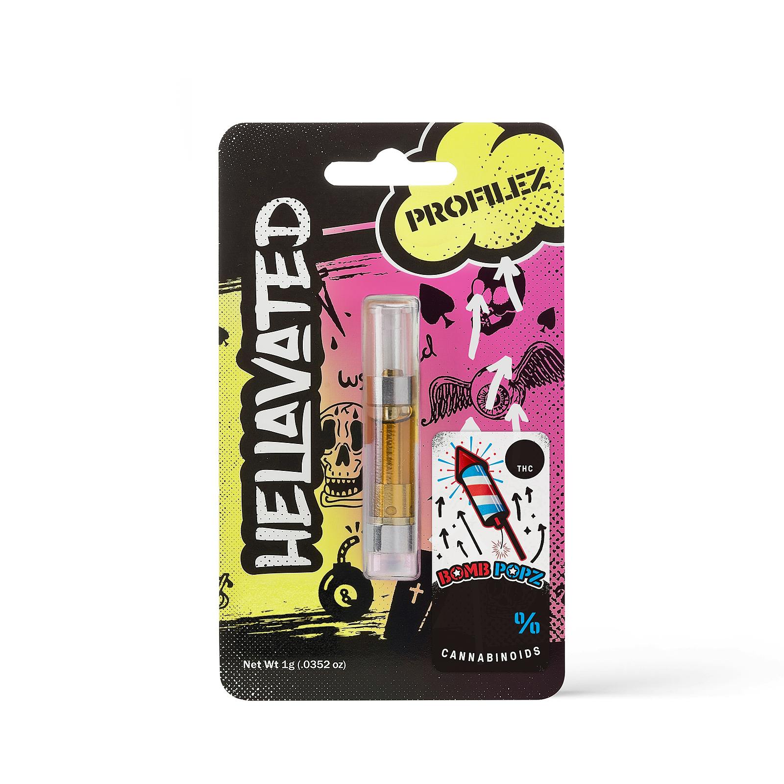 Hellavated: Bomb Popz Profilez Cartridge 1g | Leafly