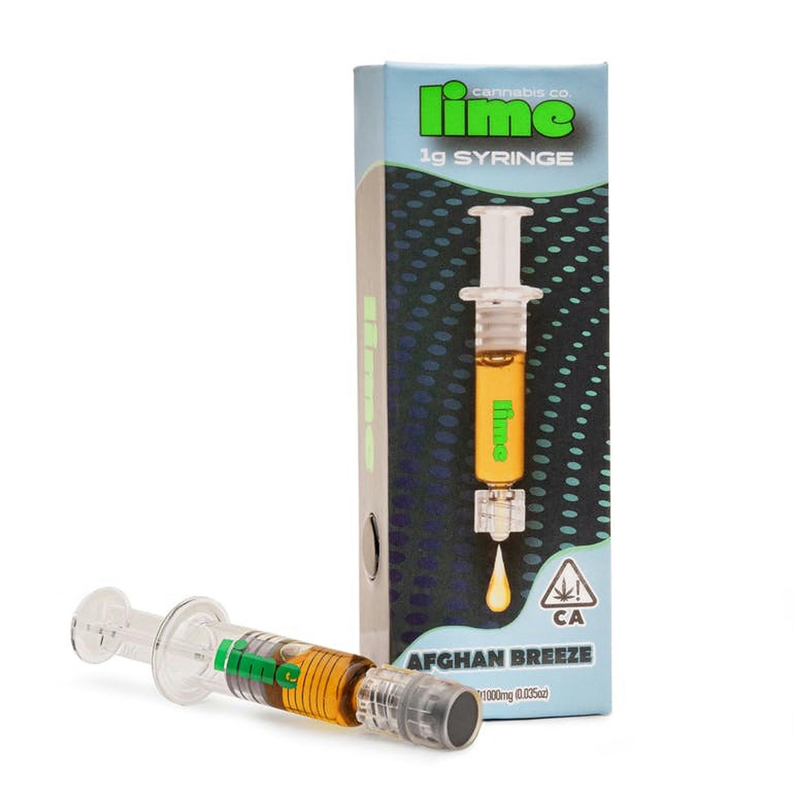 Lime: 1000mg THC Syringe | Afghan Breeze | Leafly