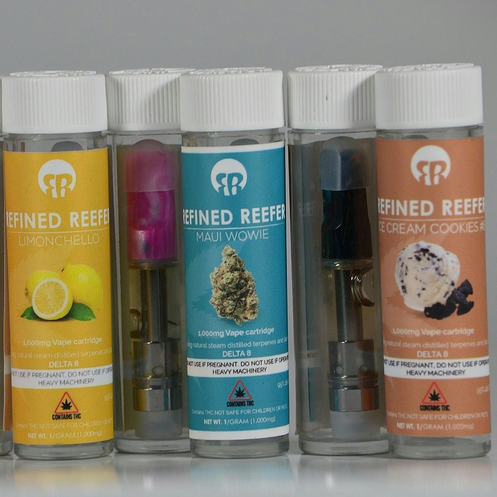 Refined Reefer: Refined Reefer 1g Delta 8 THC cartridge | Leafly