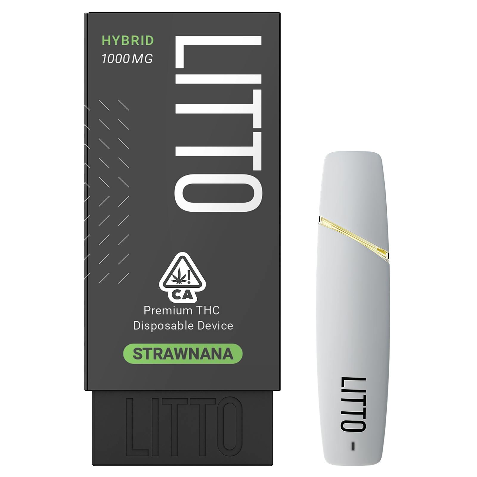 LITTO: LITTO - Strawnana - Premium THC Disposable Vape Pen - 1G | Leafly