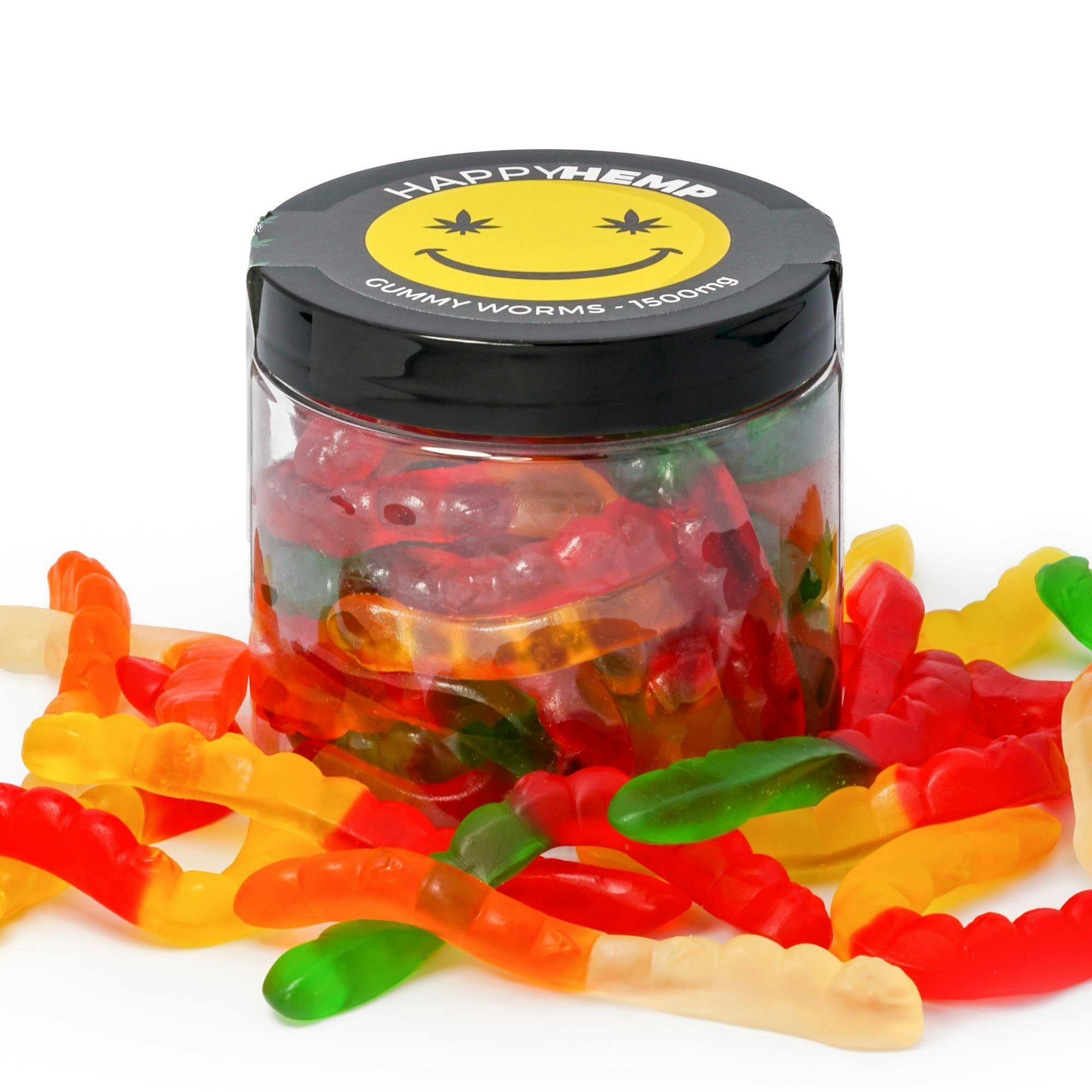 Happy Hemp: Happy Hemp CBD Gummy Worms | Leafly