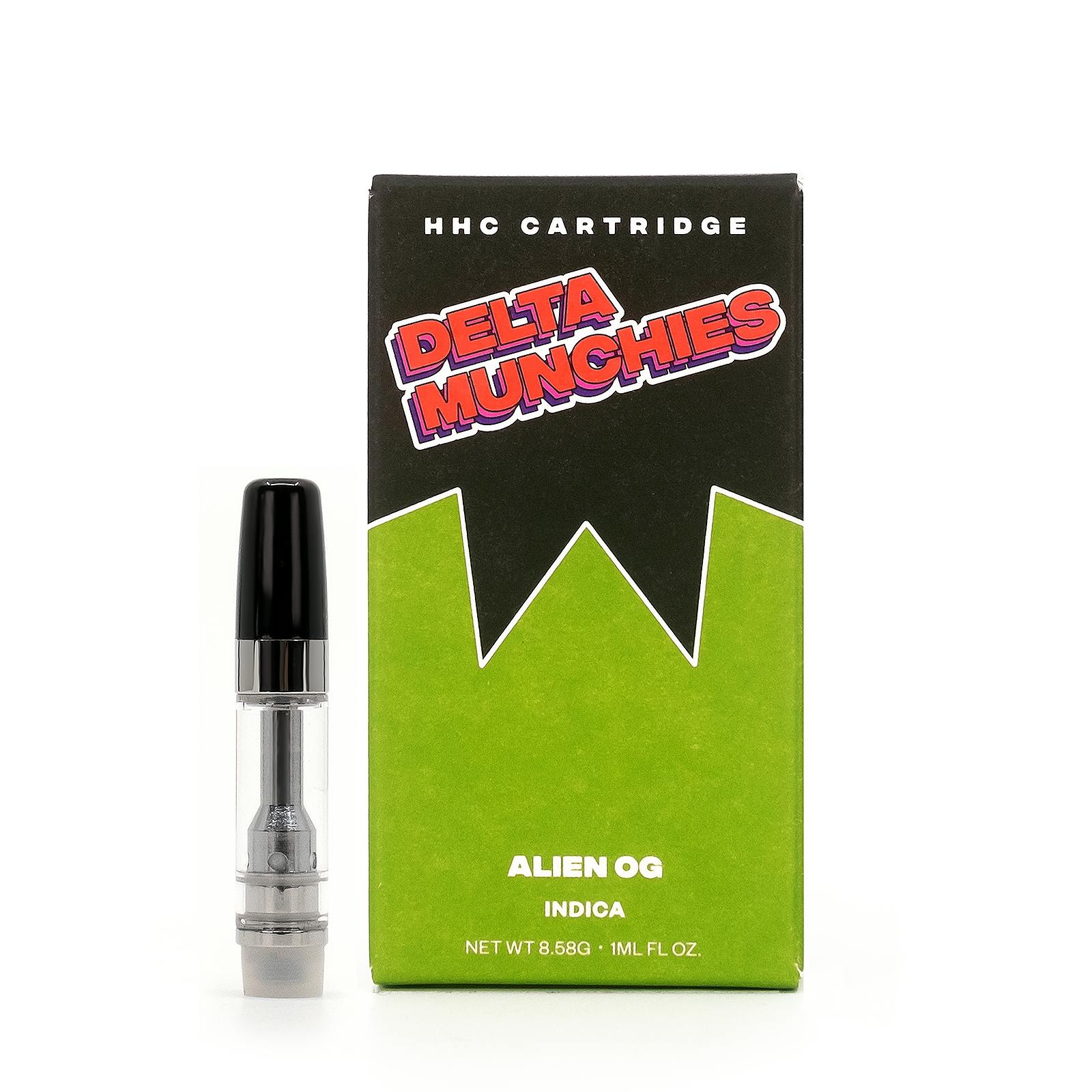 Delta Munchies: Alien OG 1000mg HHC Vape Cartridge | Leafly