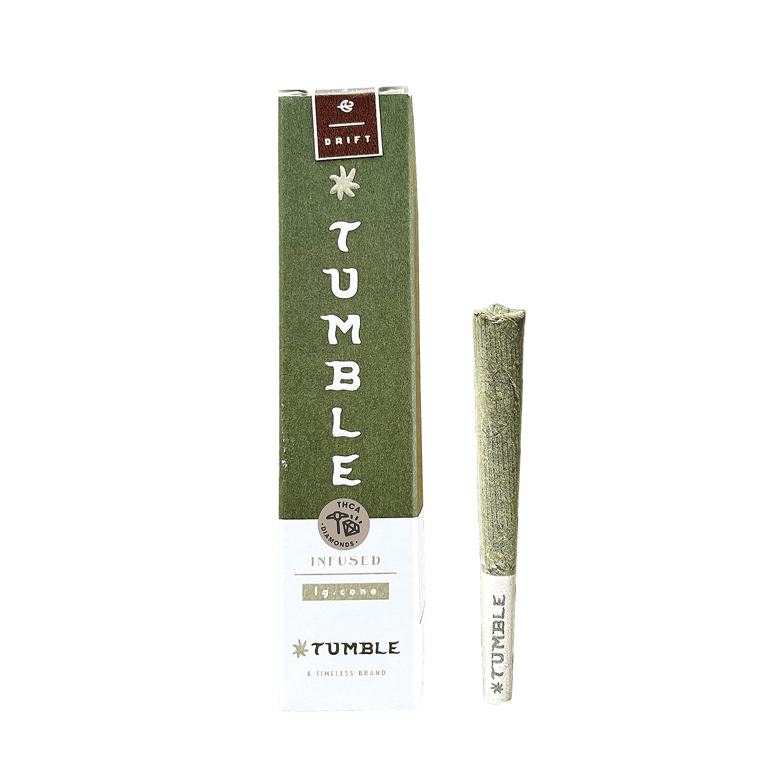 Timeless Vapes: Tumble Blackberry Kush Infused Pre-Roll 1g | Leafly