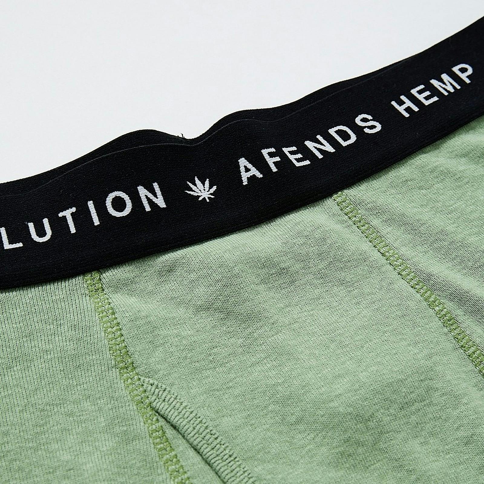 AFENDS: Afends Mens THC Essential - Hemp Boxer Briefs - Moss | Leafly