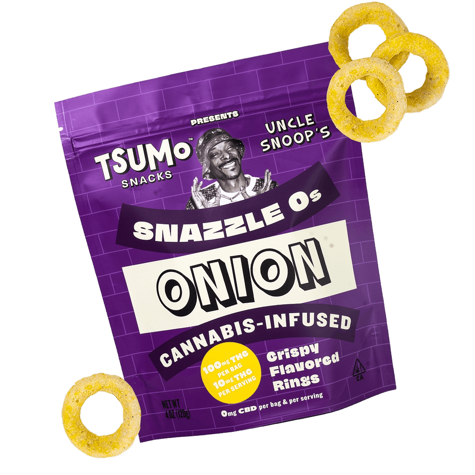 TSUMo Snacks: TSUMo Snacks - Onion - Crispy Flavored Rings - 100mg ...