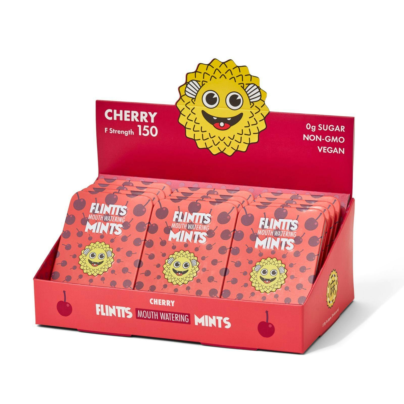 Flintts Mouth Watering Mints: Dark Cherry F Strength 150 | Leafly